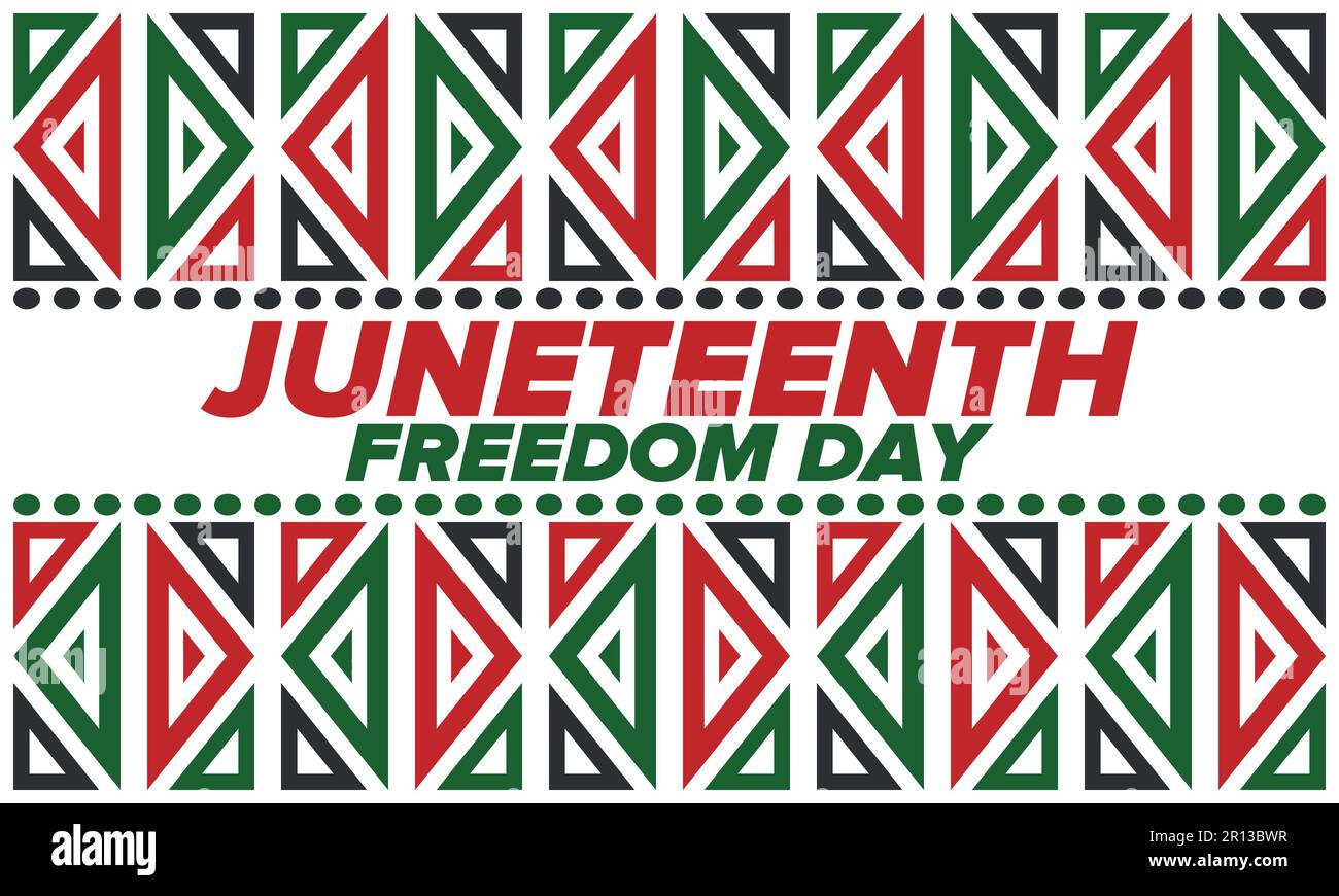 Juneteenth Independence Day. Freedom, Emancipation day. Annual american holiday, celebrated in ...