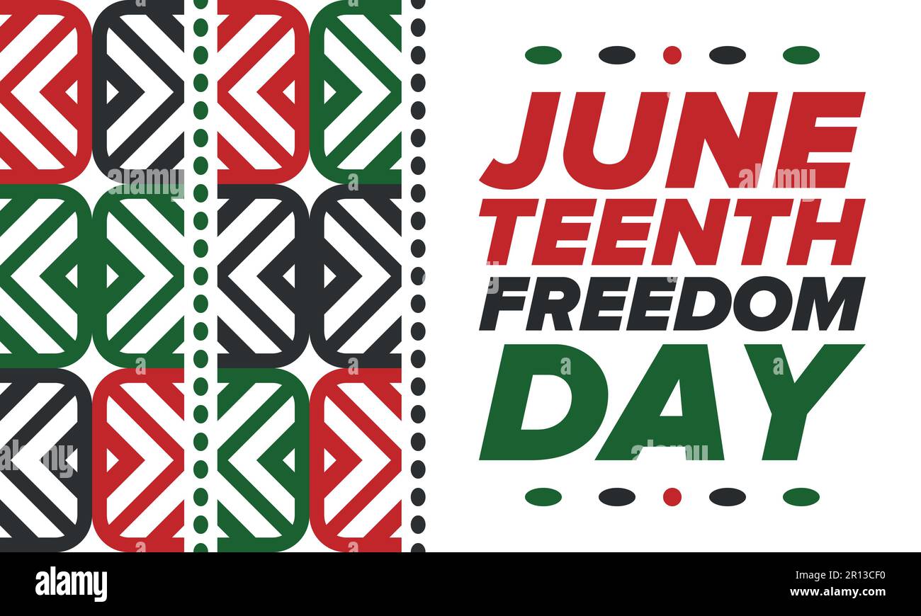 Juneteenth Independence Day. Freedom, Emancipation day. Annual american ...