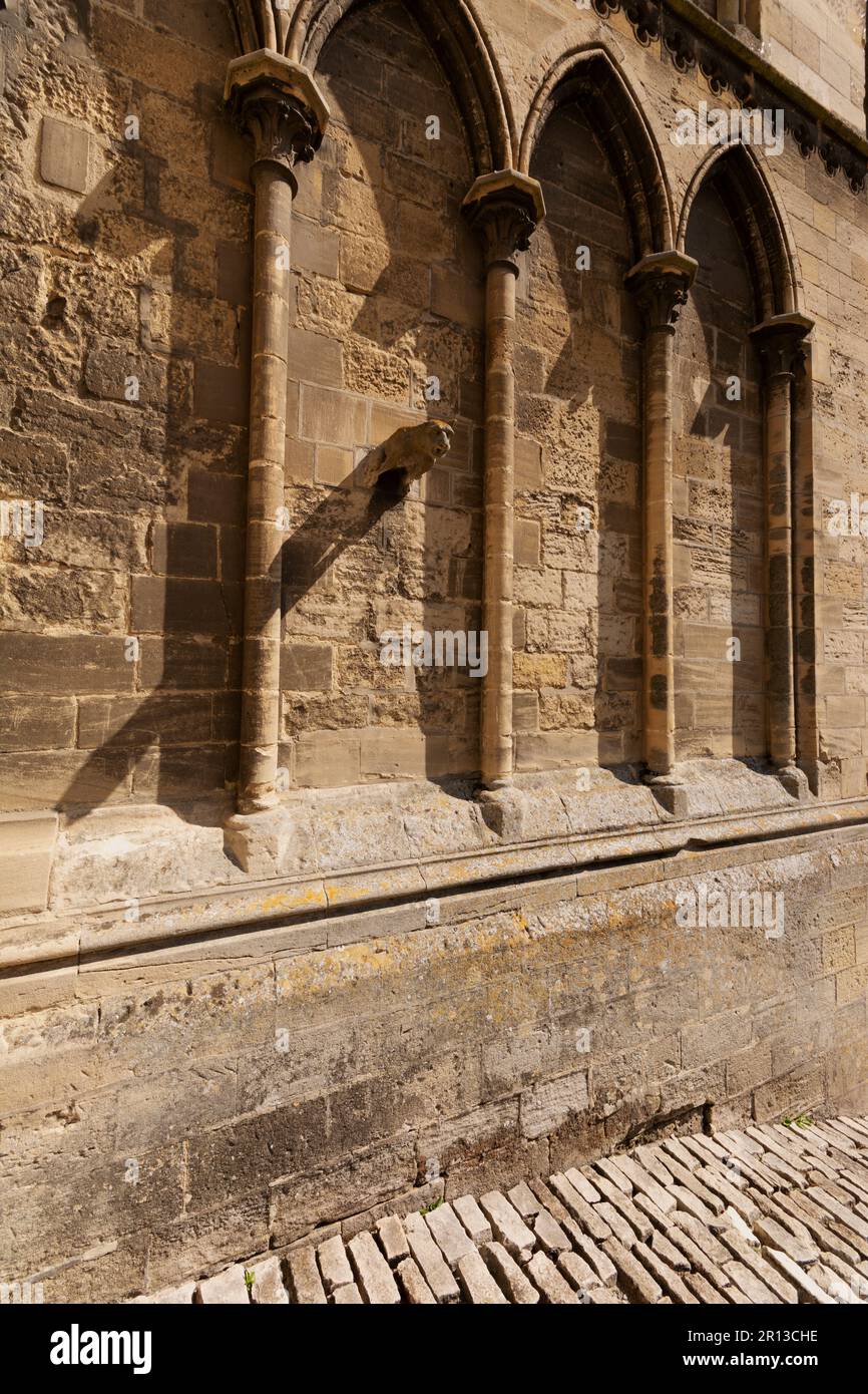 Notre-Dame de Bayeux Cathedral. Norman-Romanesque and Gothic style ...