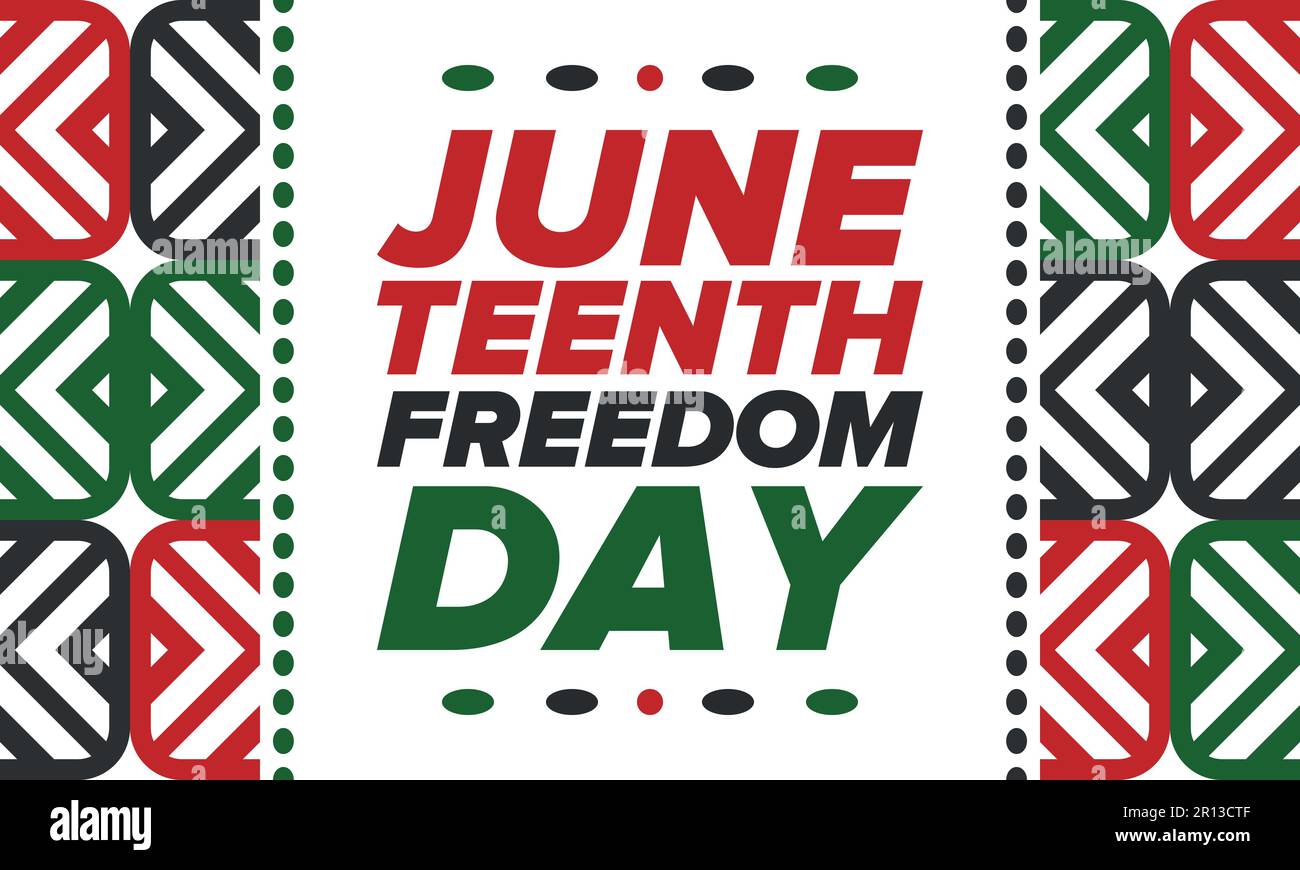 Juneteenth Independence Day. Freedom, Emancipation day. Annual american ...