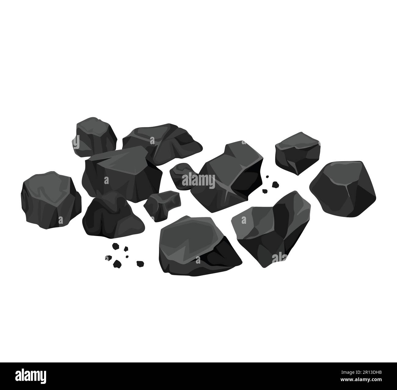 Pile Of Coal Cartoon