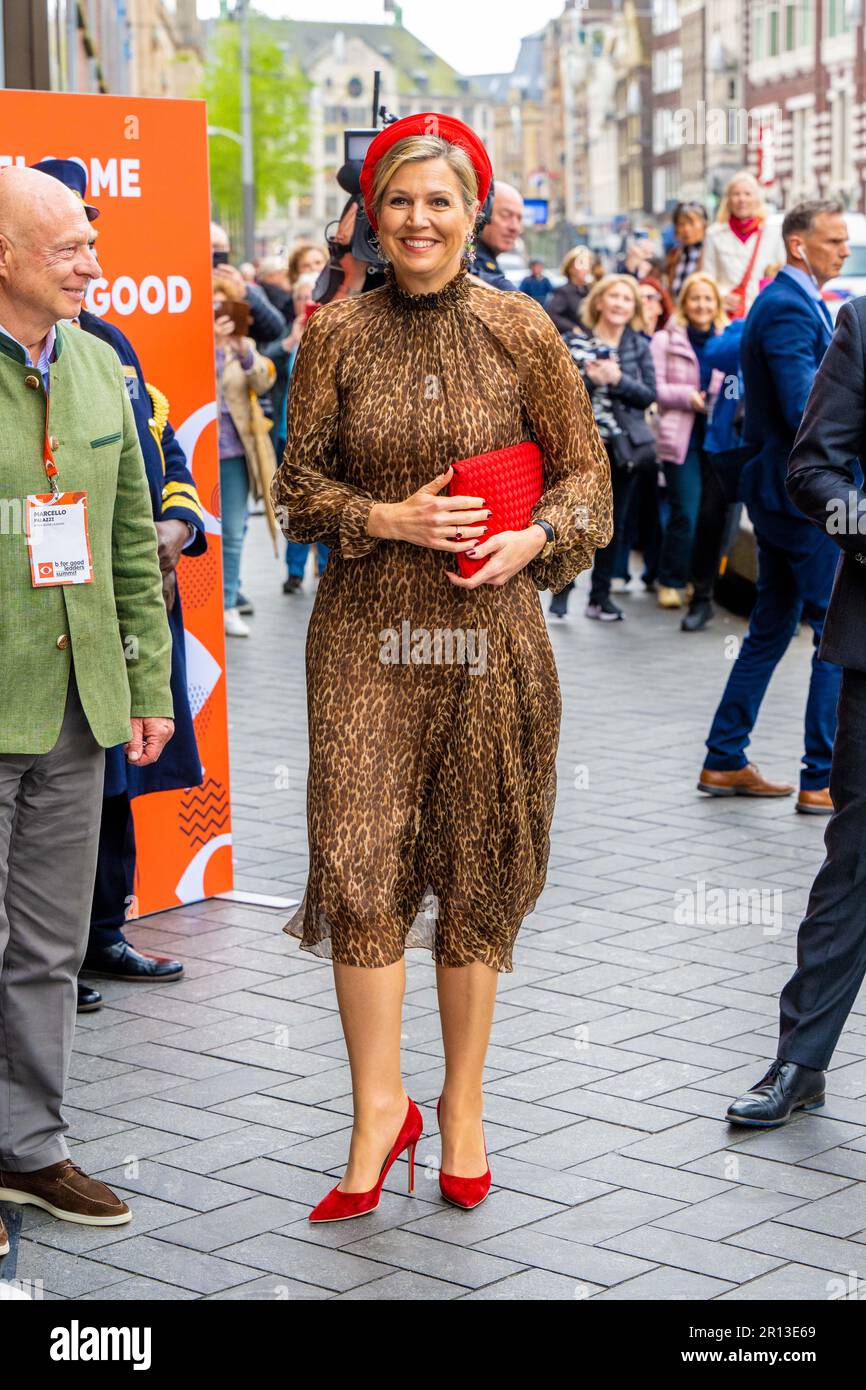 Amsterdam, The Netherlands. 11th May, 2023. Queen Maxima at the annual B for Good Leaders Summit ...
