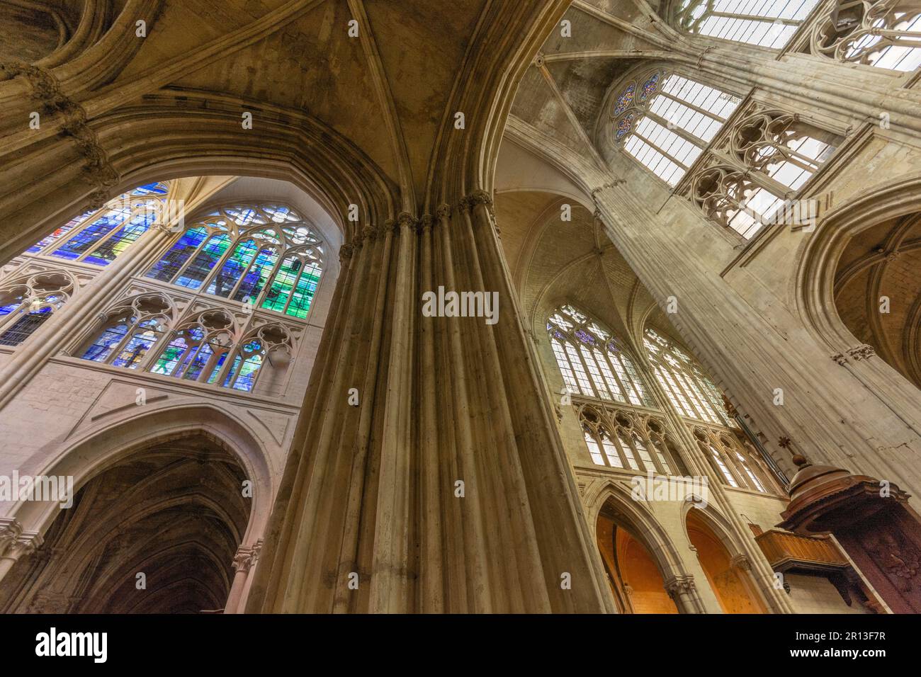 Saint Gatien Cathedral (started 12th century). Mixture of Classic and ...