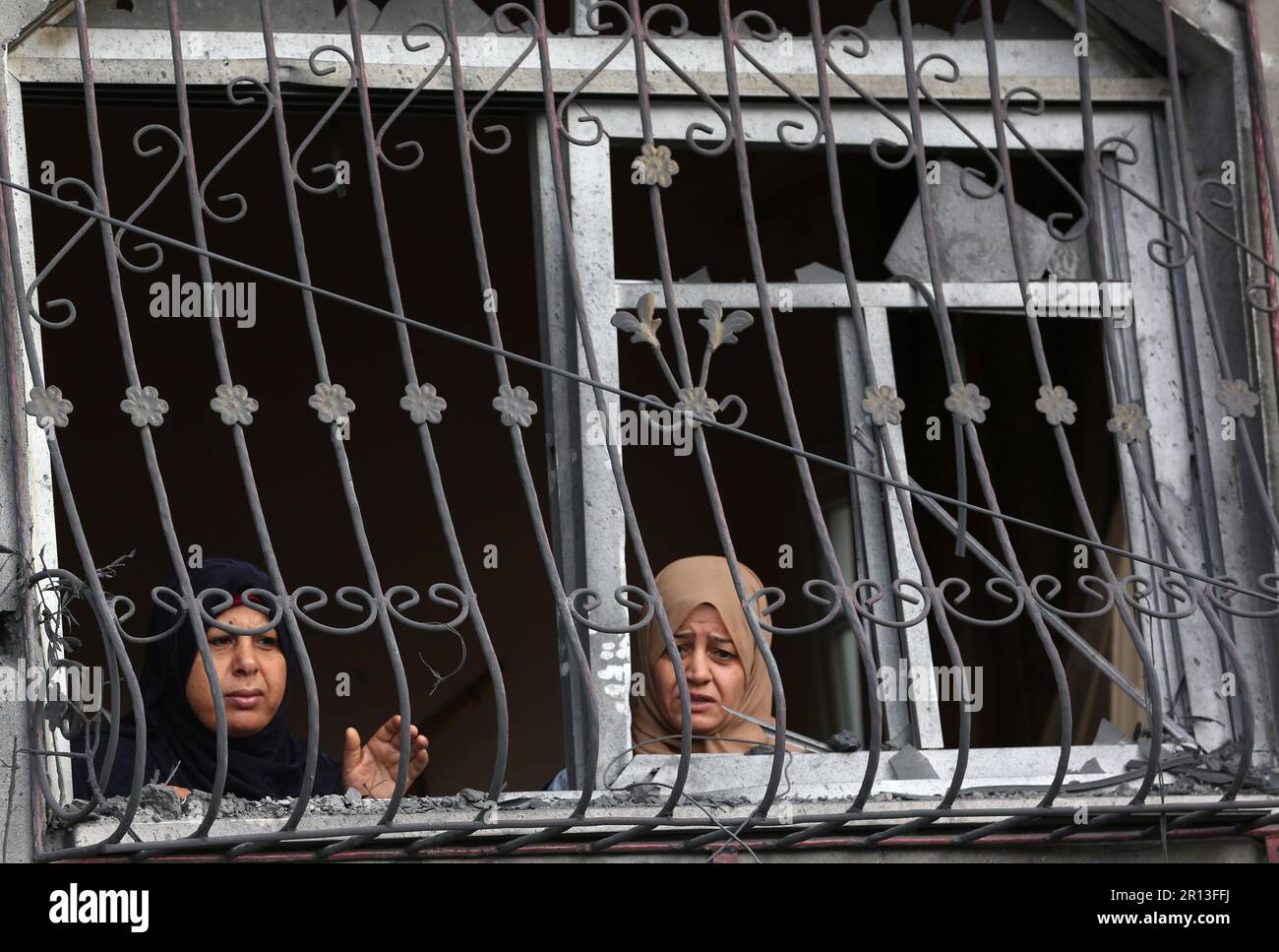 May 11, 2023, Gaza, Gaza strip, Palestine: A Palestinian woman from the ...
