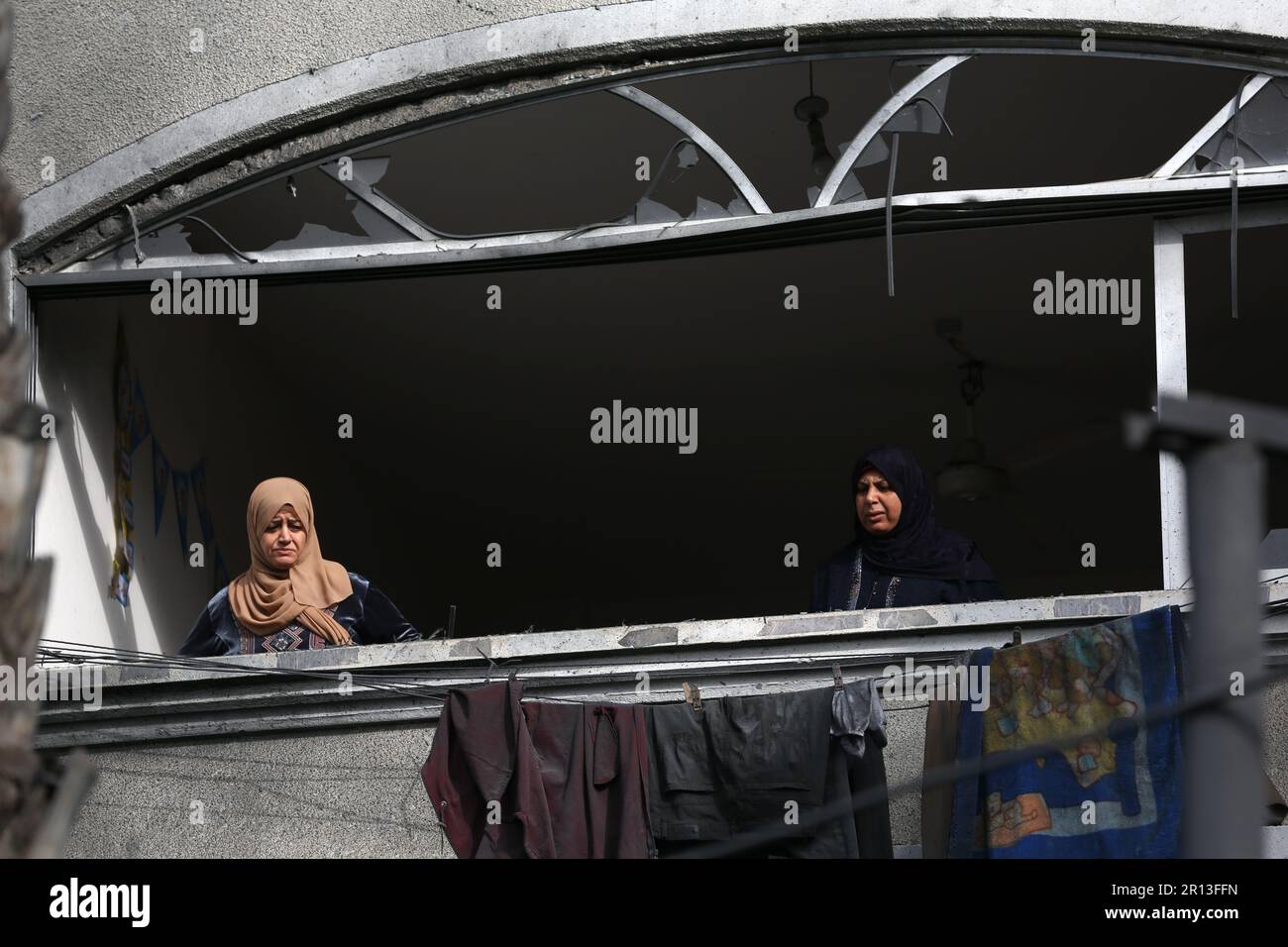 May 11, 2023, Gaza, Gaza strip, Palestine: A Palestinian woman from the ...