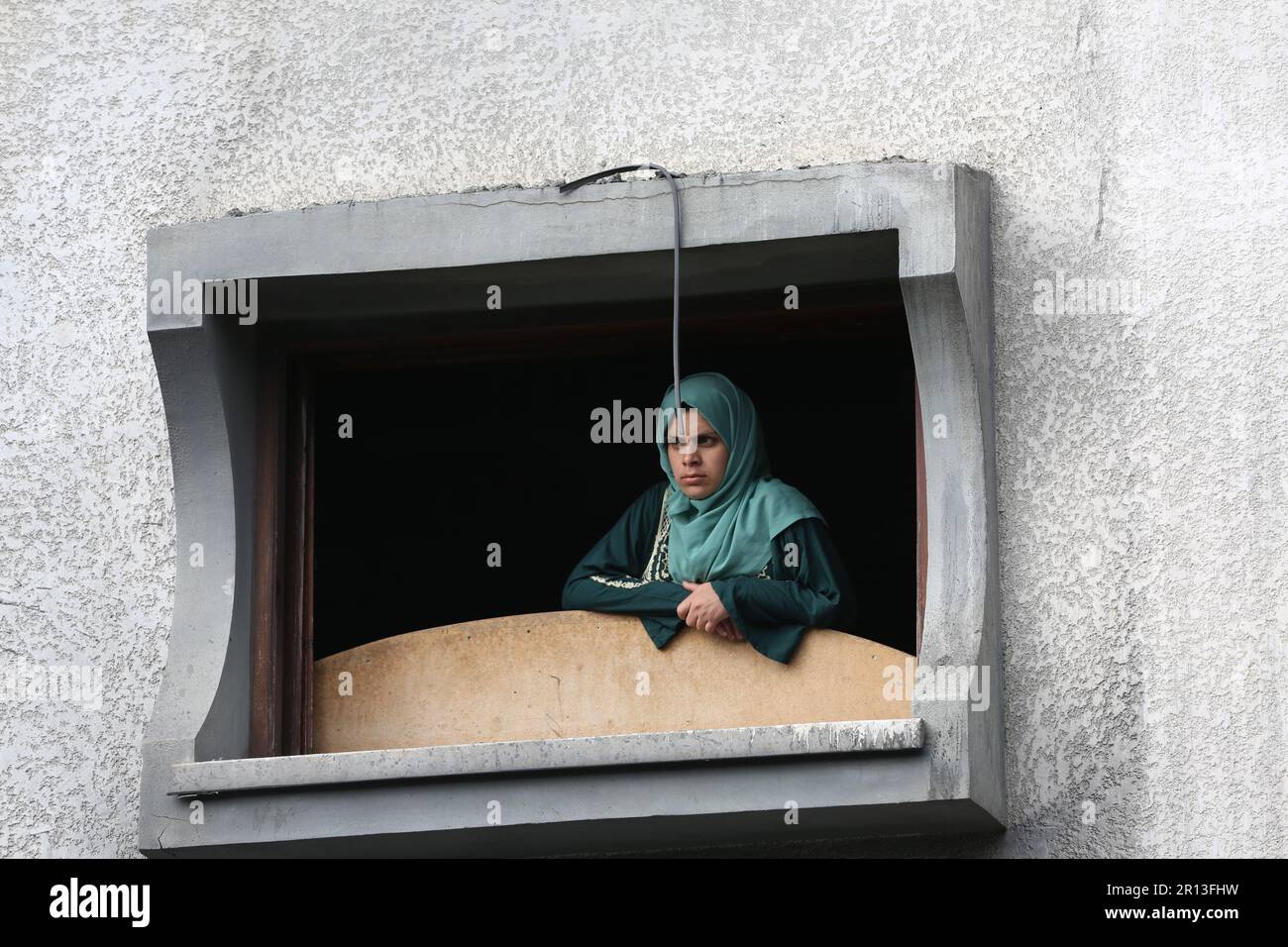 May 11, 2023, Gaza, Gaza strip, Palestine: A Palestinian woman from the ...