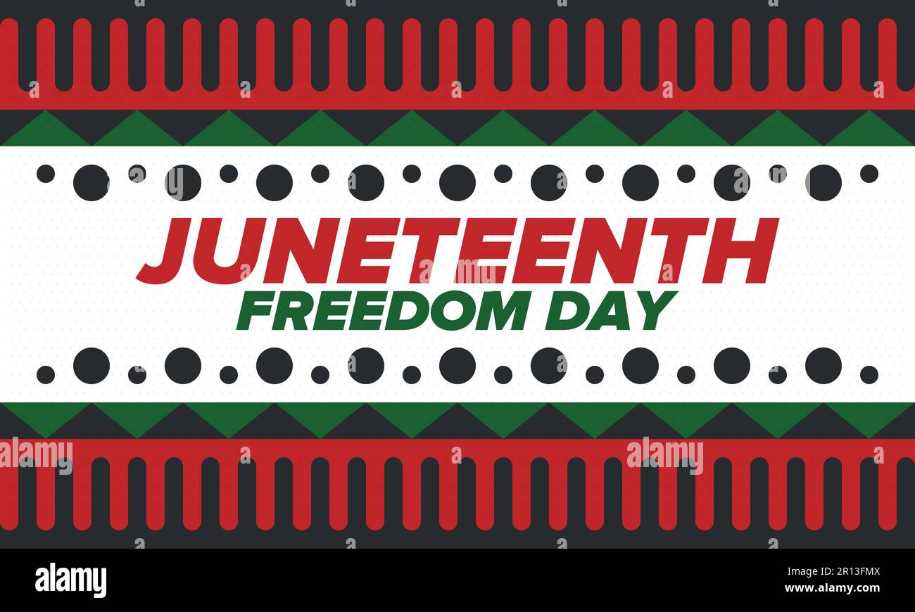 Juneteenth Independence Day. Freedom, Emancipation day. Annual american holiday, celebrated in ...