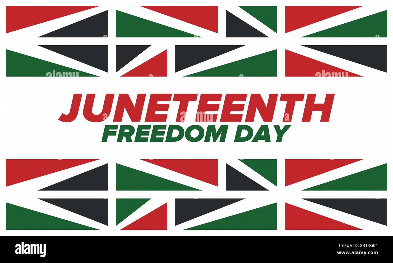 Juneteenth Independence Day. Freedom, Emancipation day. Annual american ...