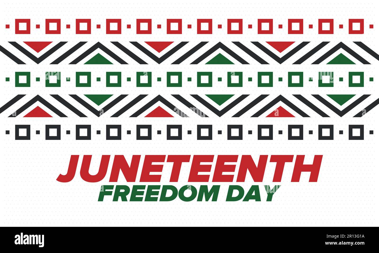 Juneteenth Independence Day. Freedom, Emancipation day. Annual american ...