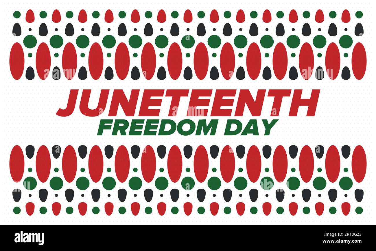 Juneteenth Independence Day. Freedom, Emancipation day. Annual american ...