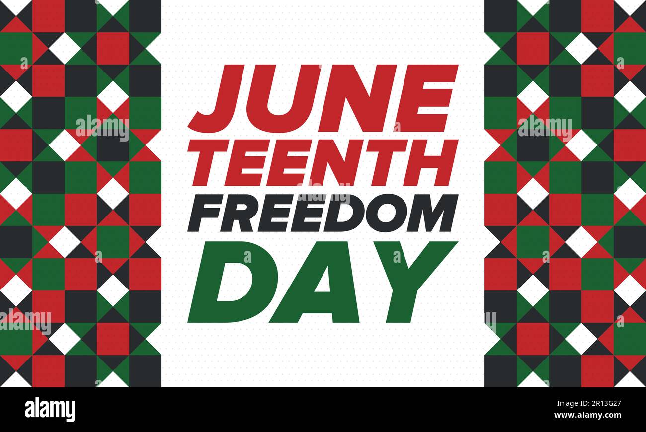 Juneteenth Independence Day. Freedom, Emancipation day. Annual american ...