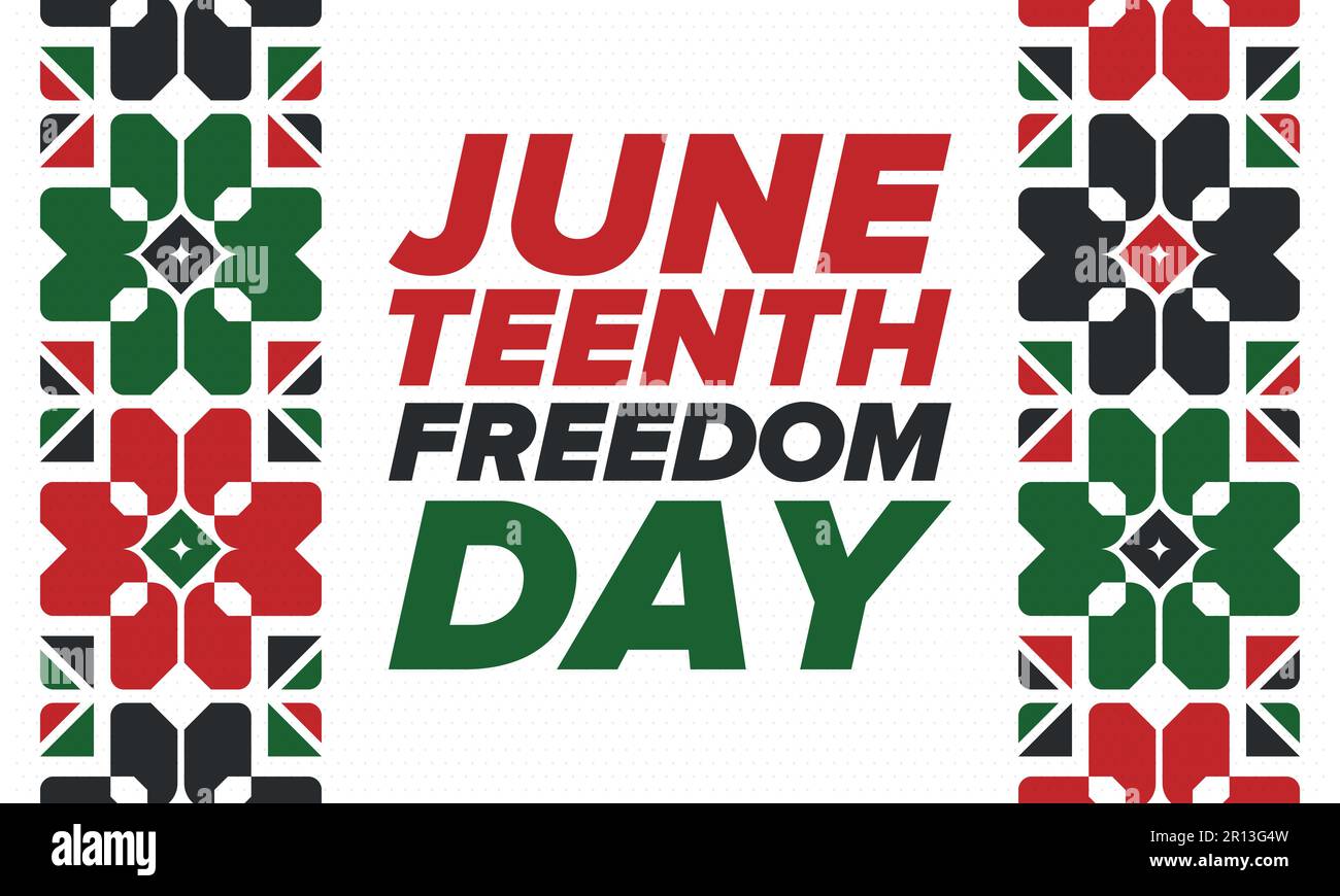 Juneteenth Independence Day. Freedom, Emancipation day. Annual american ...