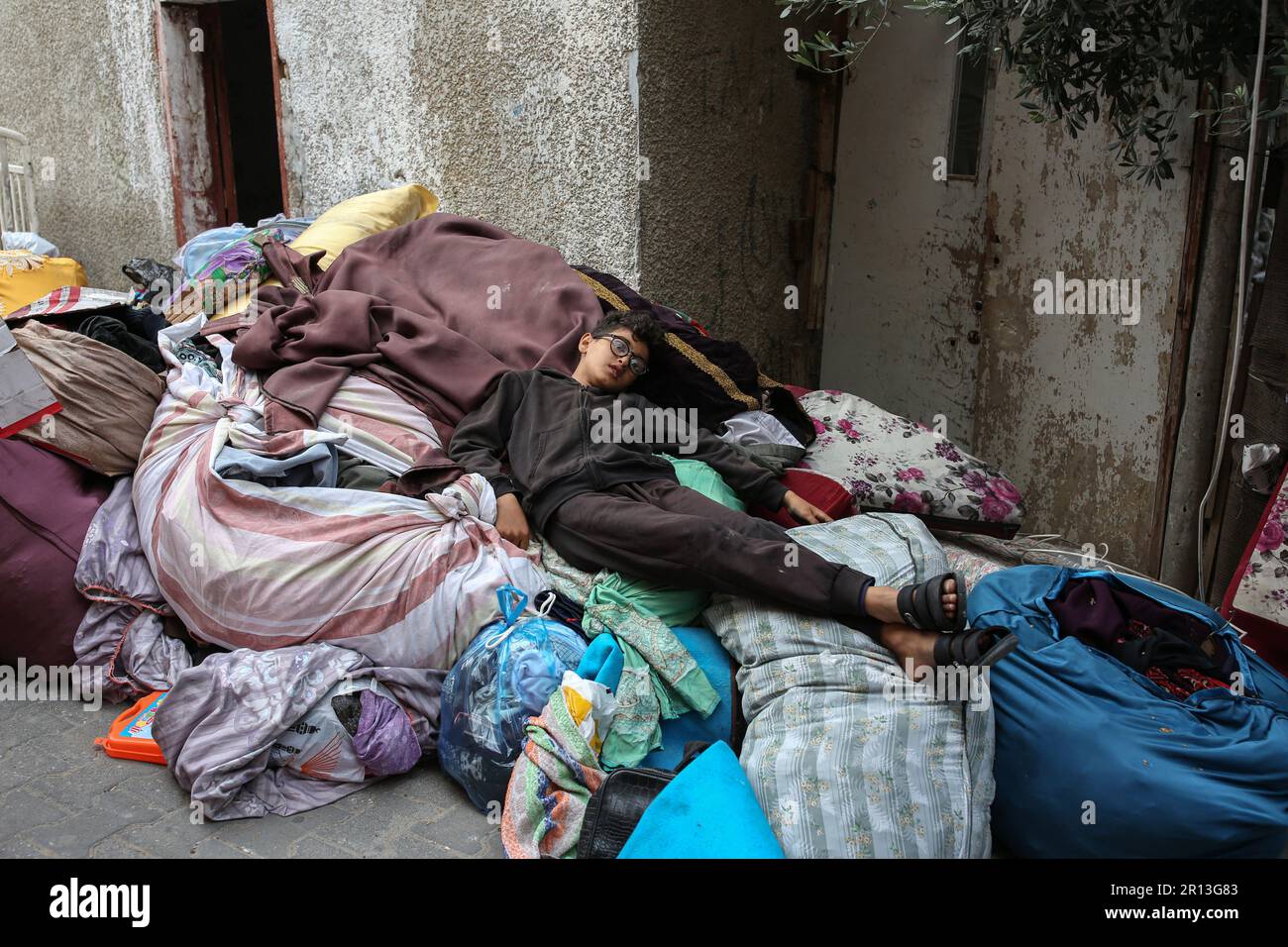 May 11, 2023, Gaza, Gaza strip, Palestine: Palestinian children of the ...