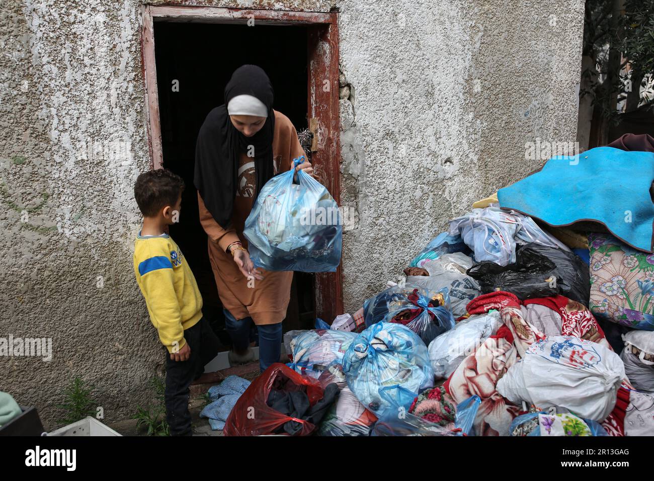 May 11, 2023, Gaza, Gaza strip, Palestine: Palestinian women from the ...
