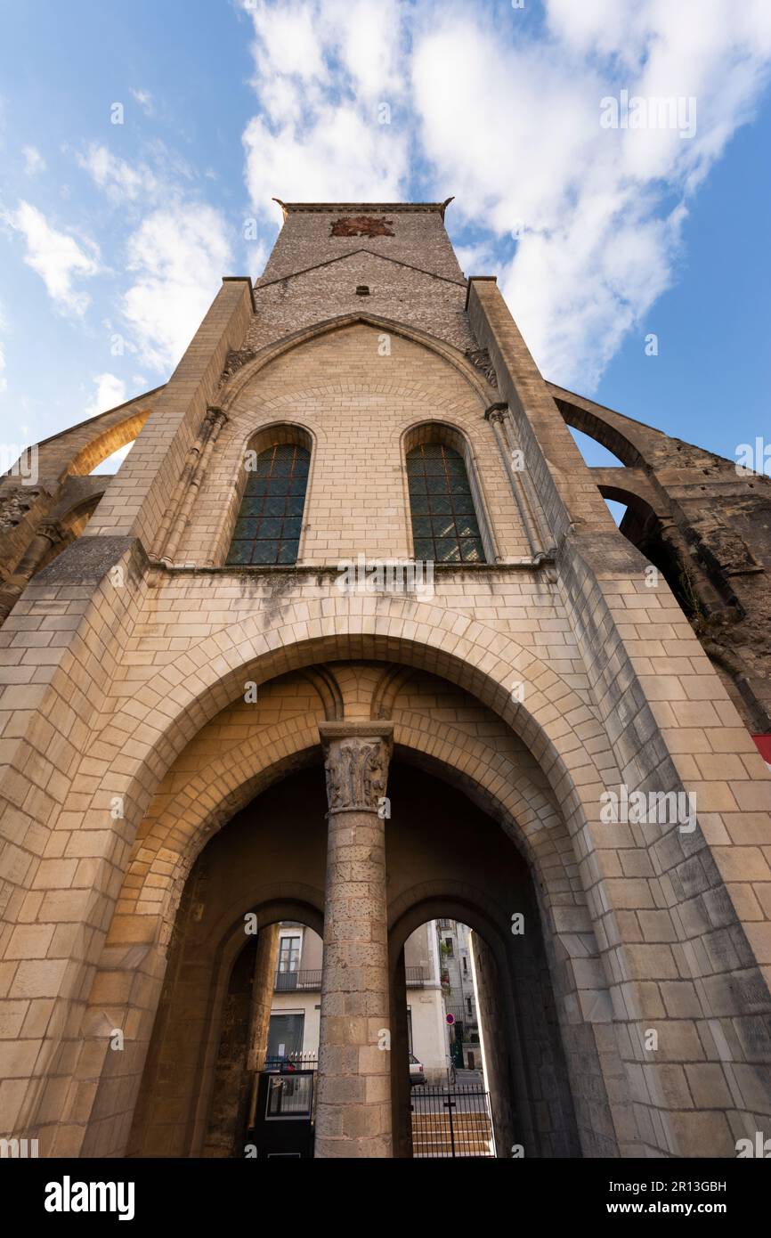 Charlemagne Tower (La Tour Charlemagne). One of two Romanesque ...