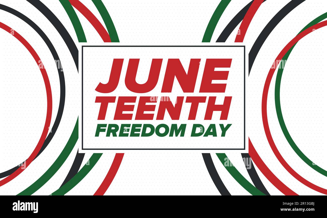 Juneteenth Independence Day. Freedom, Emancipation day. Annual american ...