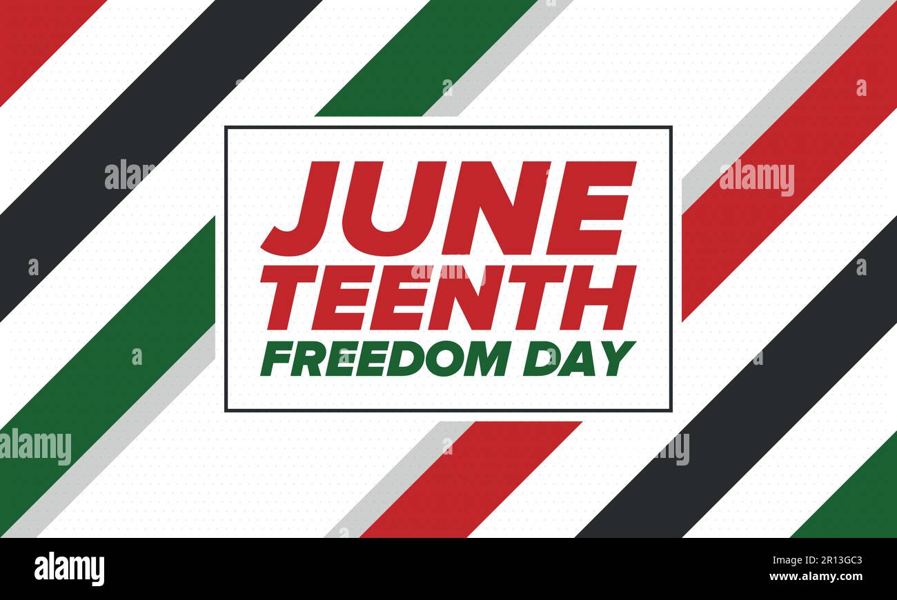 Juneteenth Independence Day. Freedom, Emancipation day. Annual american ...