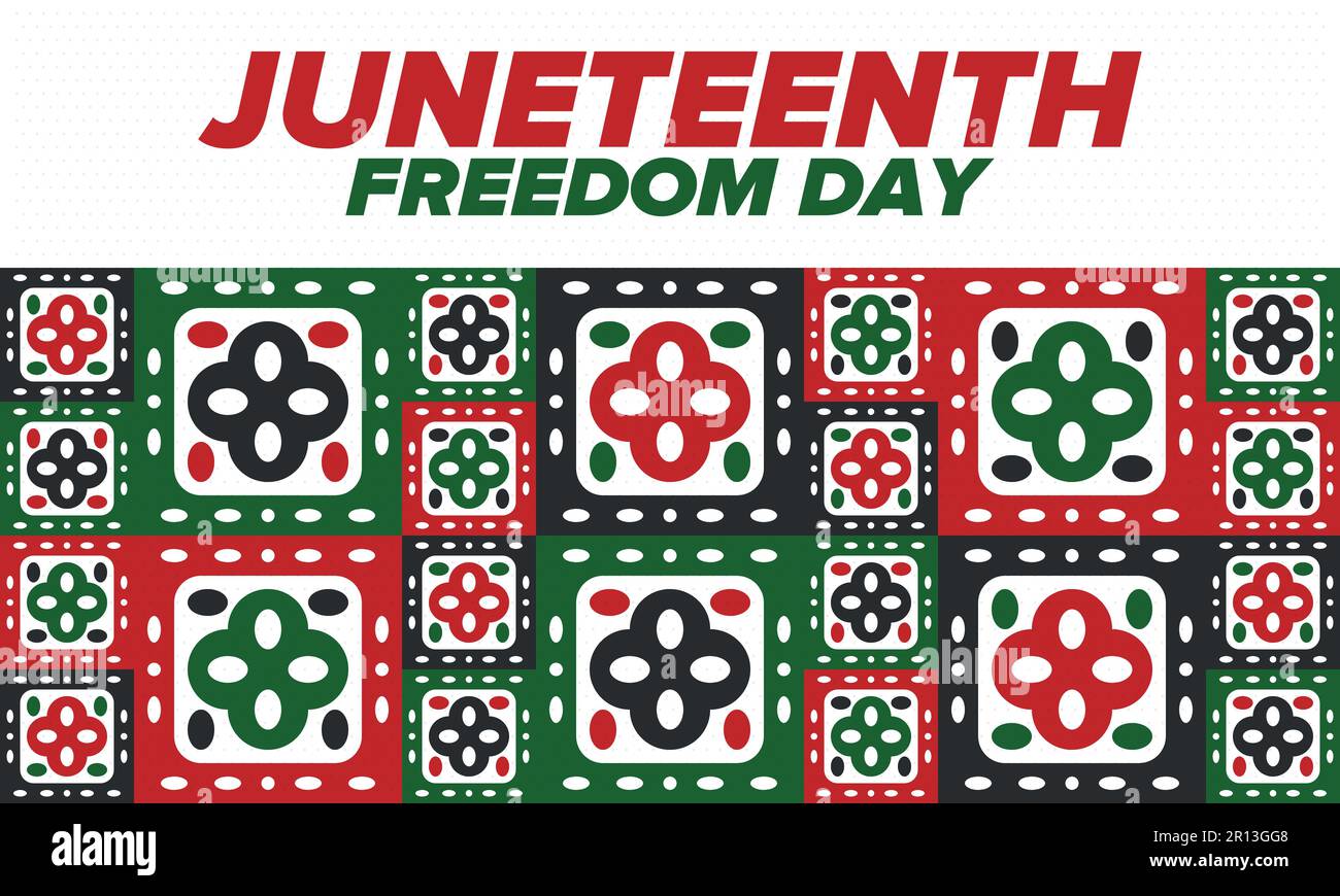 Juneteenth Independence Day. Freedom, Emancipation day. Annual american ...