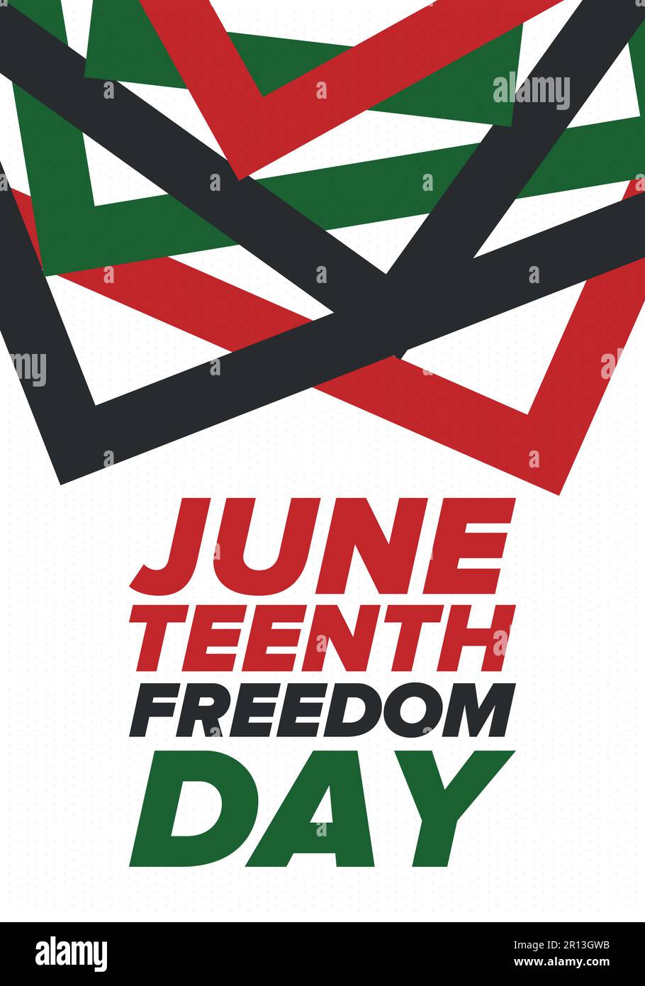 Juneteenth Independence Day. Freedom, Emancipation day. Annual american ...