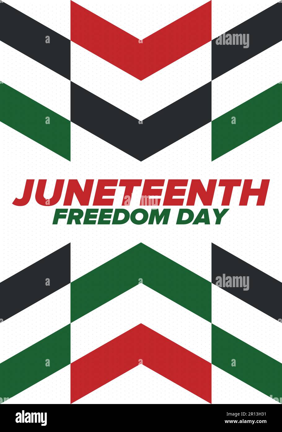 Juneteenth Independence Day. Freedom, Emancipation day. Annual american ...
