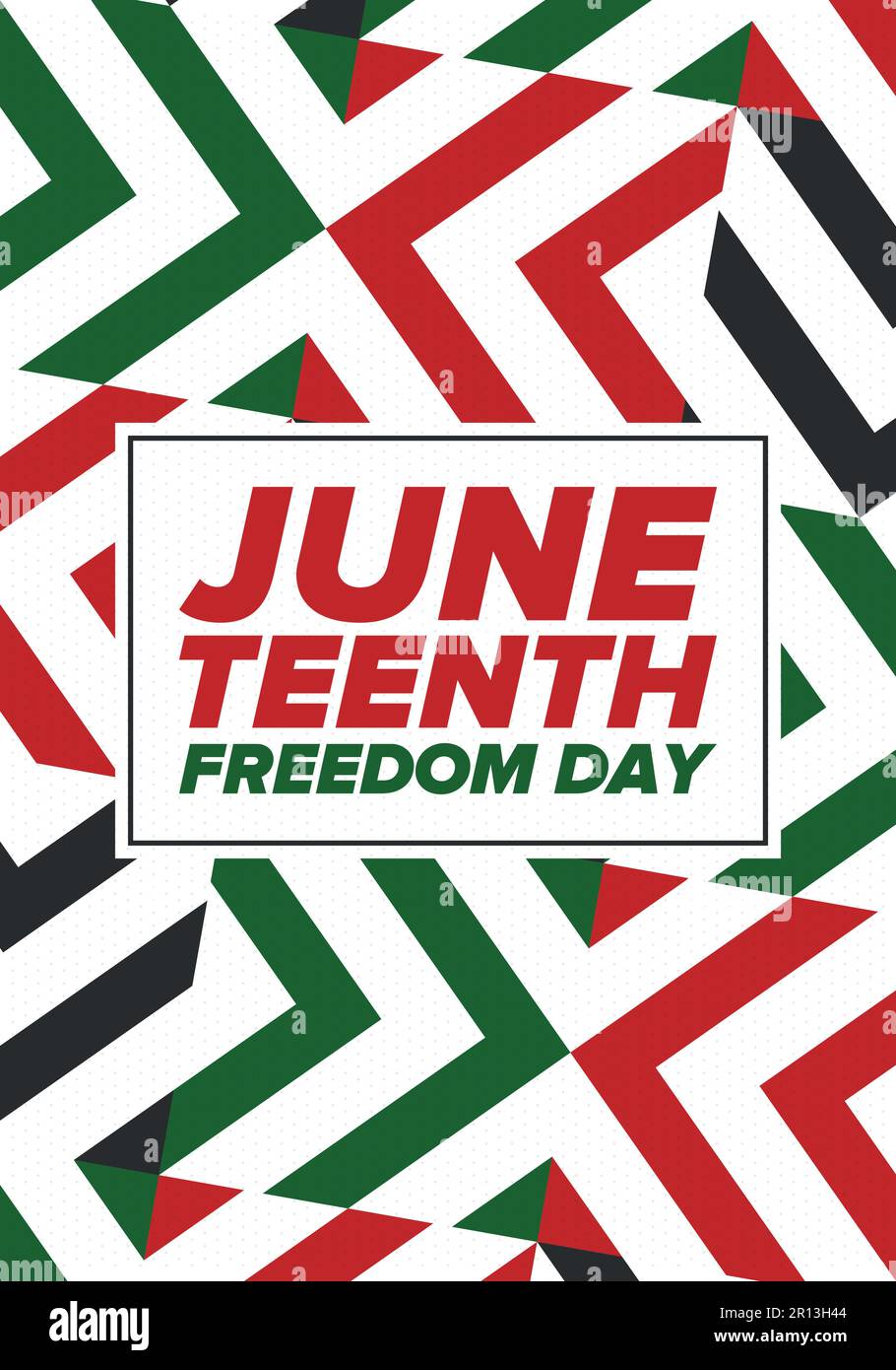 Juneteenth Independence Day. Freedom, Emancipation day. Annual american ...