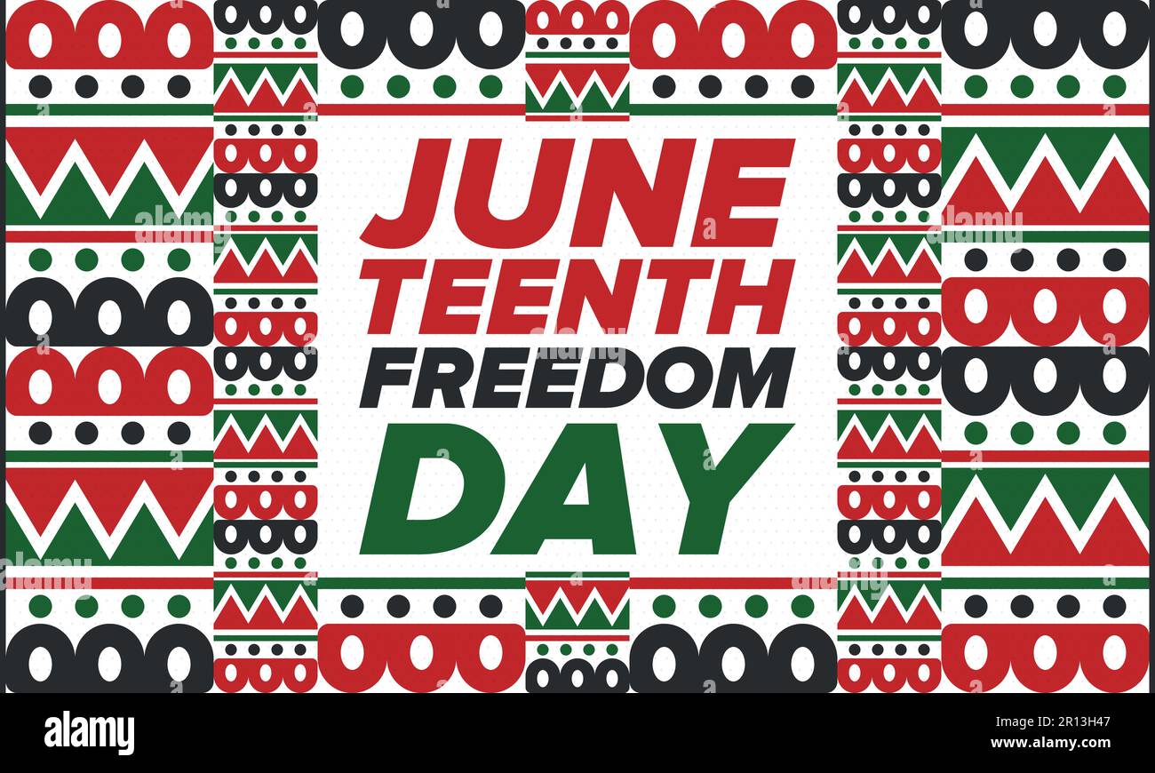 Juneteenth Independence Day. Freedom, Emancipation day. Annual american ...