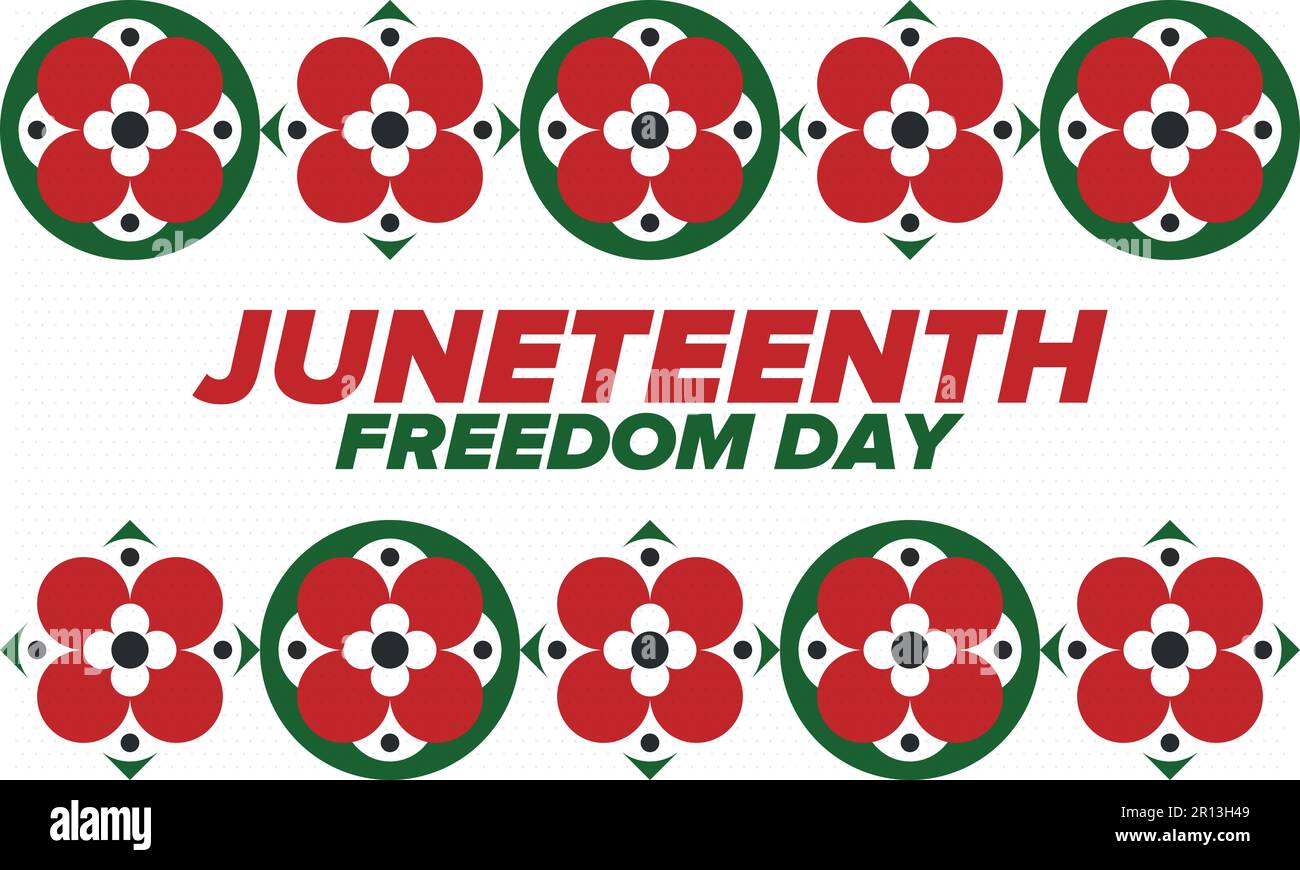 Juneteenth Independence Day. Freedom, Emancipation day. Annual american ...