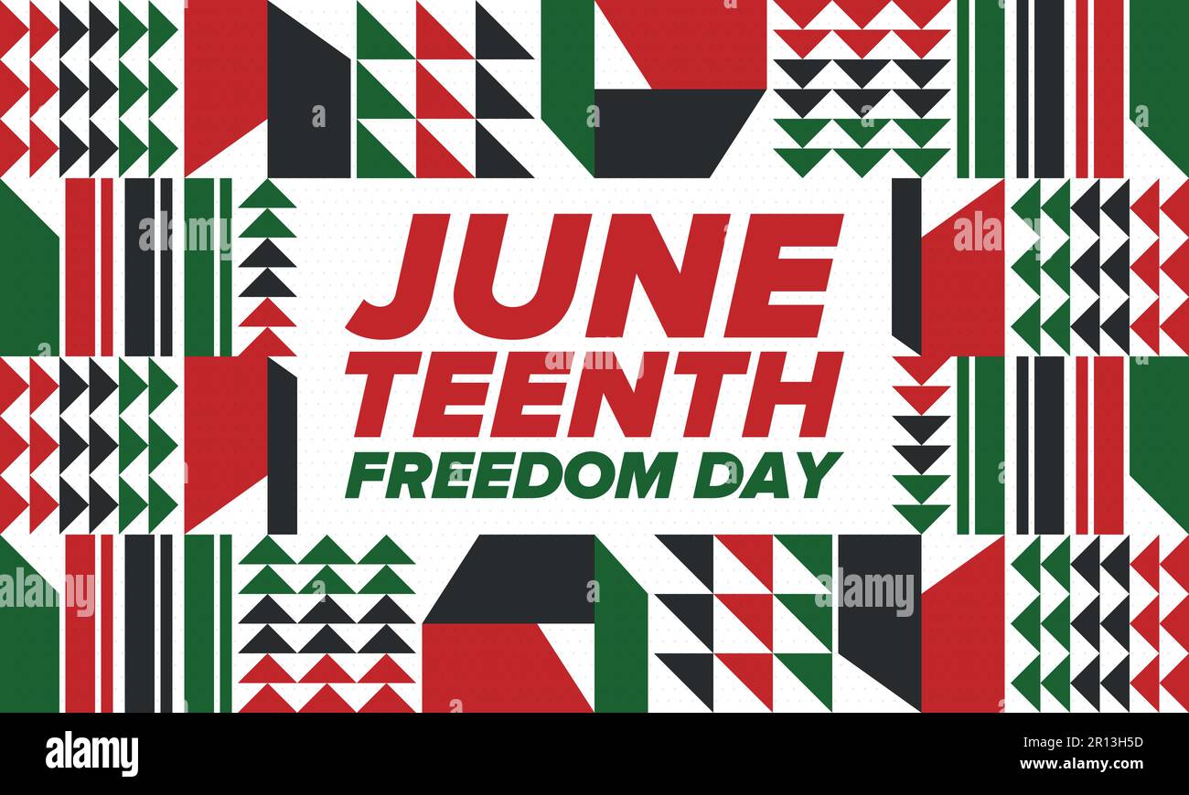 Juneteenth Independence Day. Freedom, Emancipation day. Annual american ...