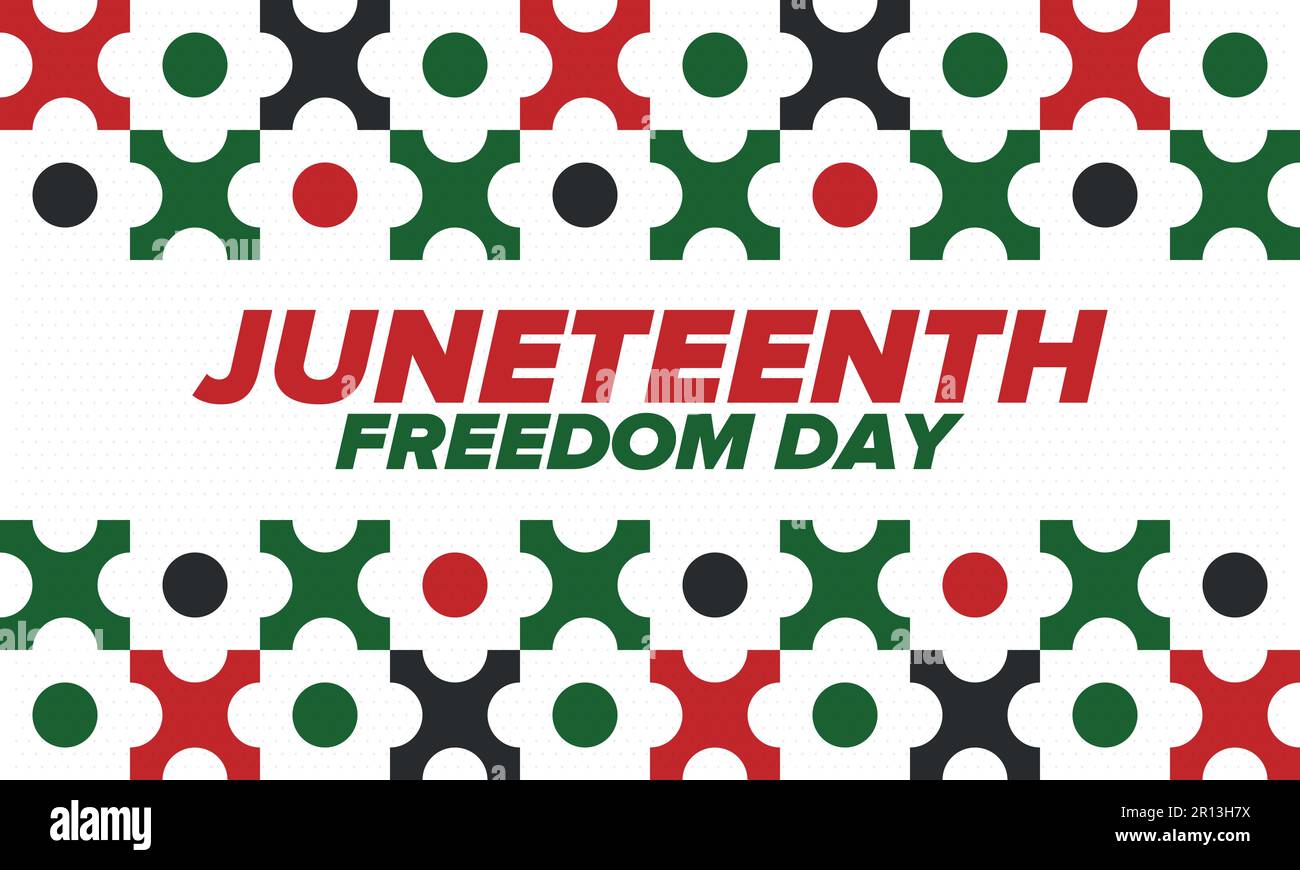 Juneteenth Independence Day. Freedom, Emancipation day. Annual american ...