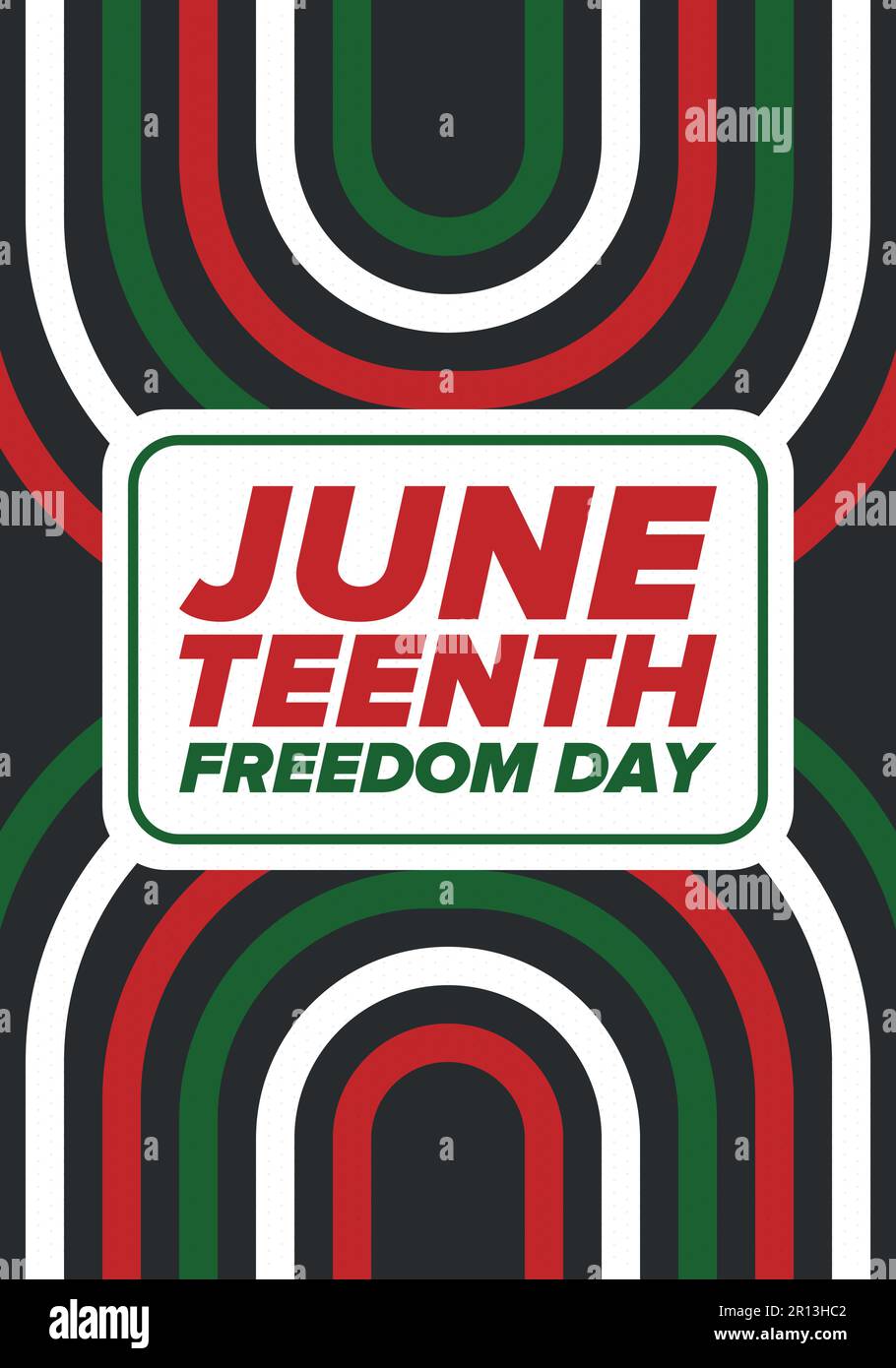 Juneteenth Independence Day. Freedom, Emancipation day. Annual american ...