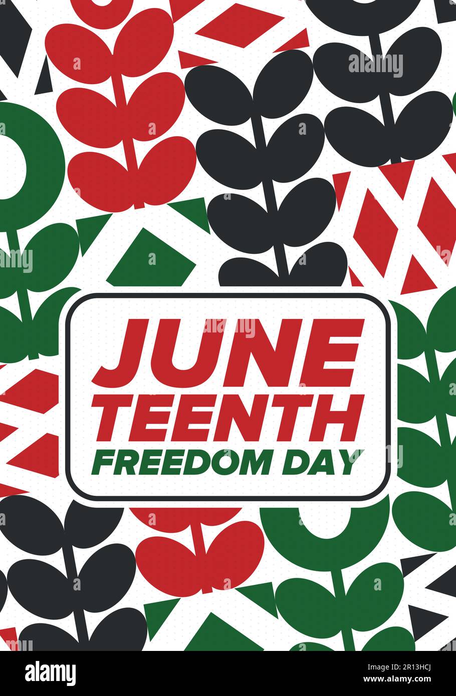 Juneteenth Independence Day. Freedom, Emancipation day. Annual american ...