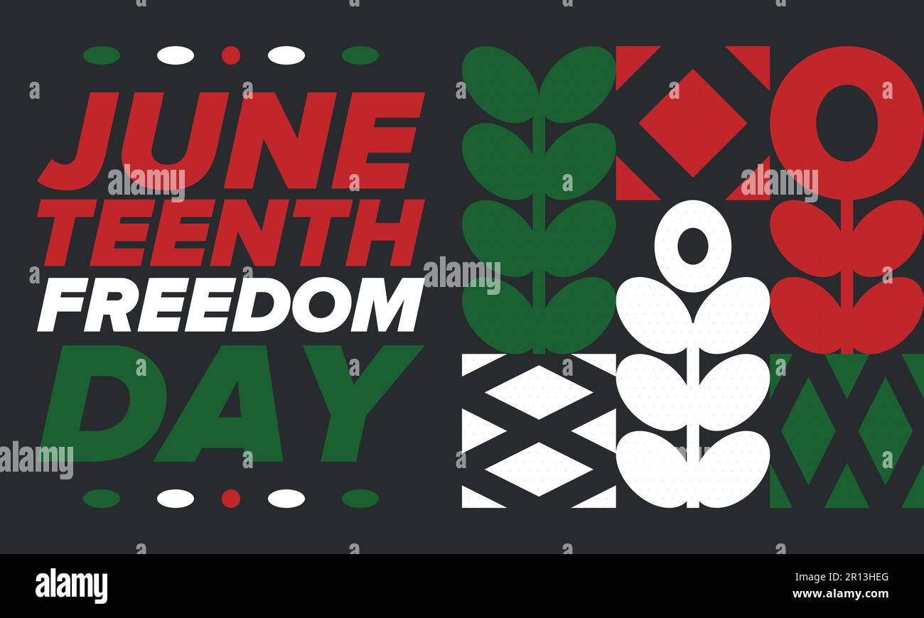 Juneteenth Independence Day. Freedom, Emancipation day. Annual american ...