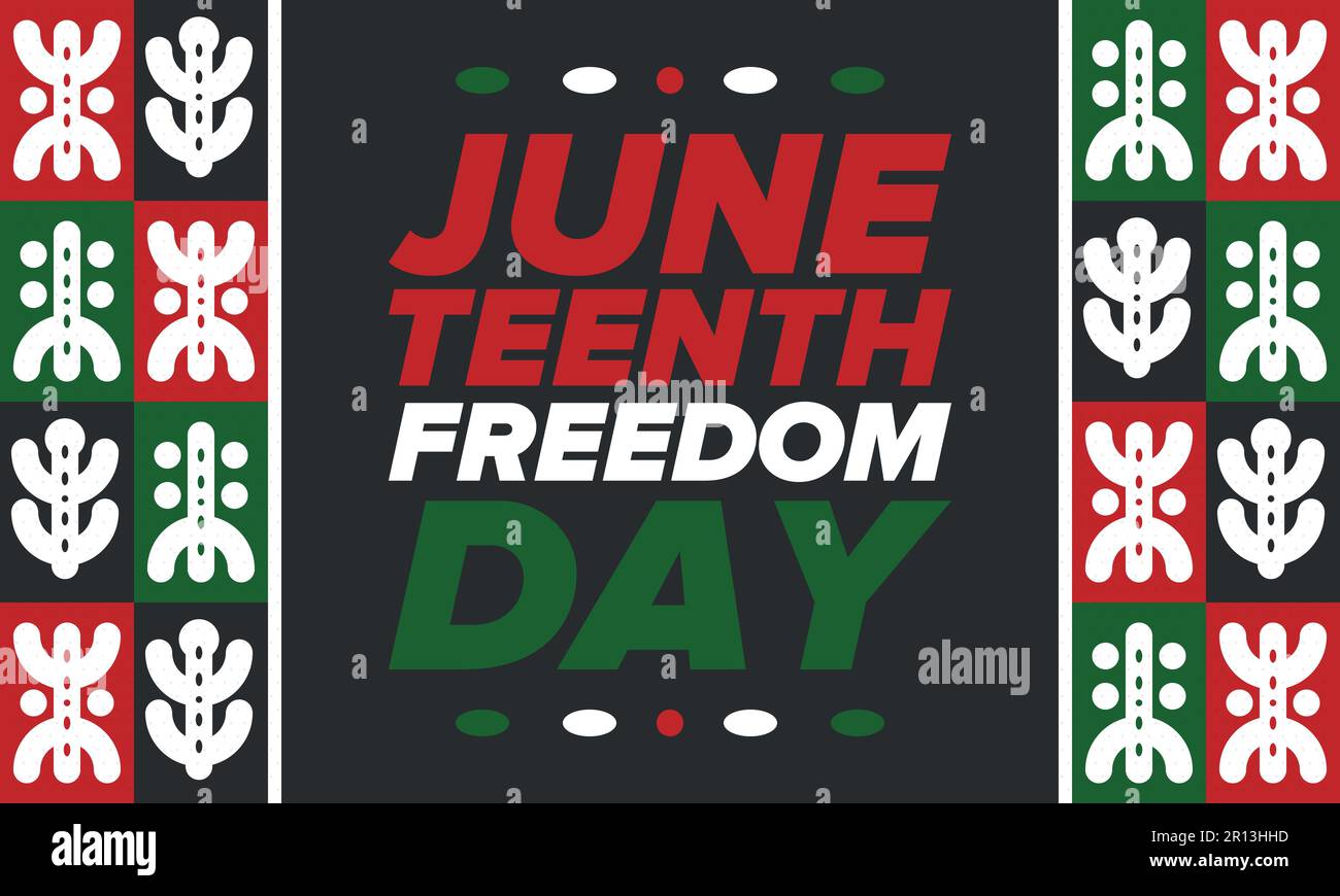 Juneteenth Independence Day. Freedom, Emancipation day. Annual american ...