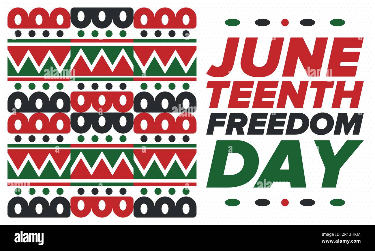 Juneteenth Independence Day. Freedom, Emancipation day. Annual american ...