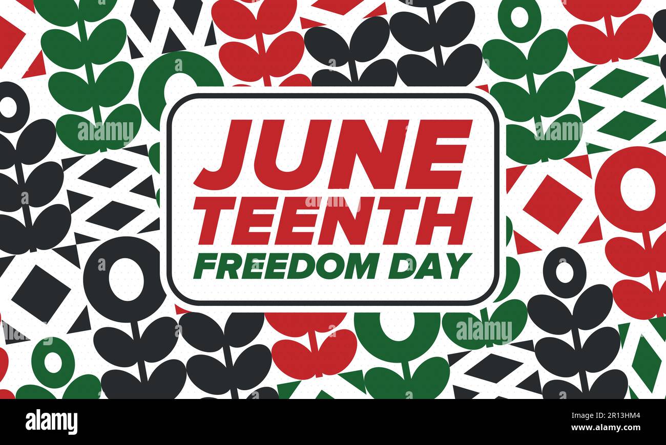 Juneteenth Independence Day. Freedom, Emancipation day. Annual american ...