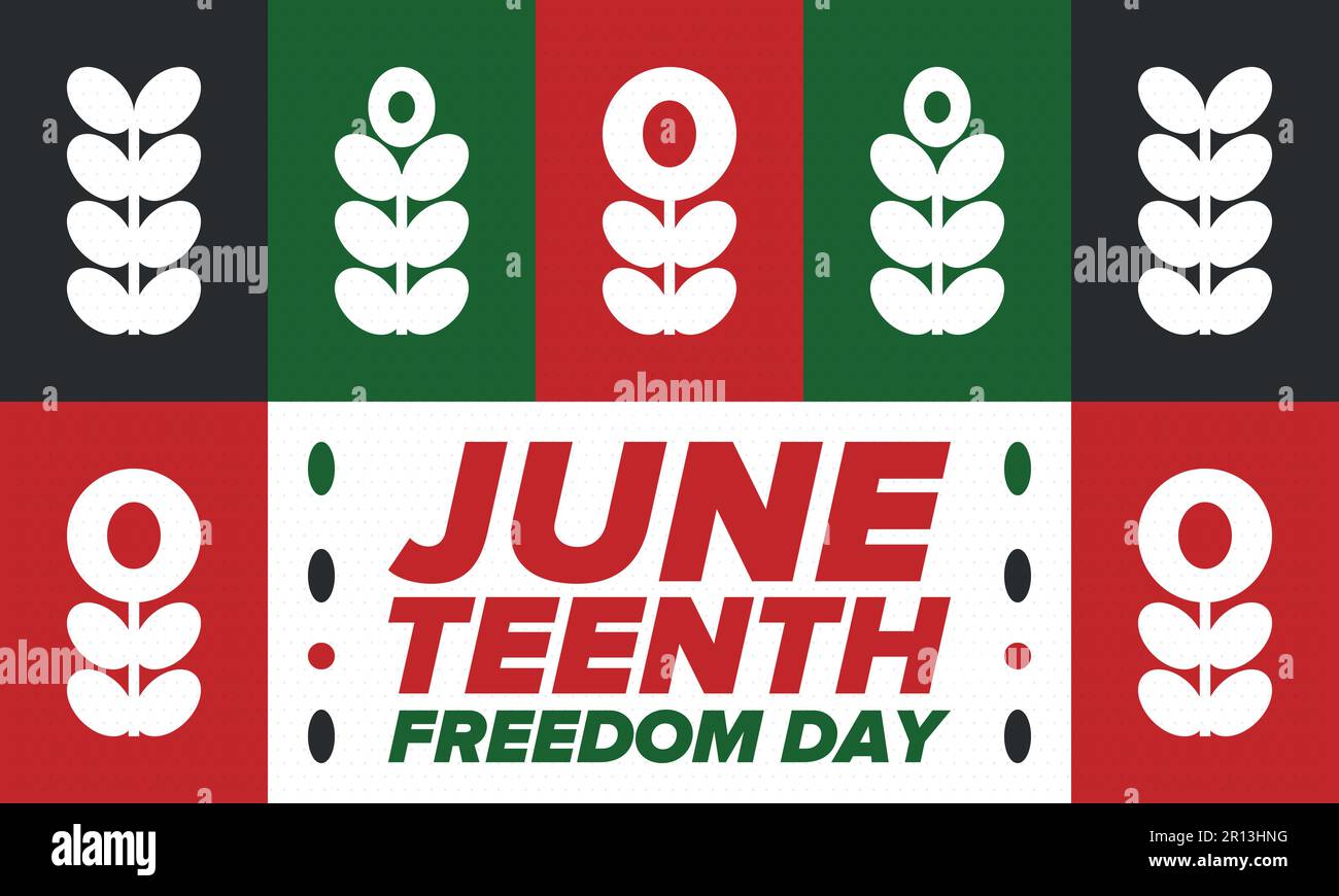 Juneteenth Independence Day. Freedom, Emancipation day. Annual american ...