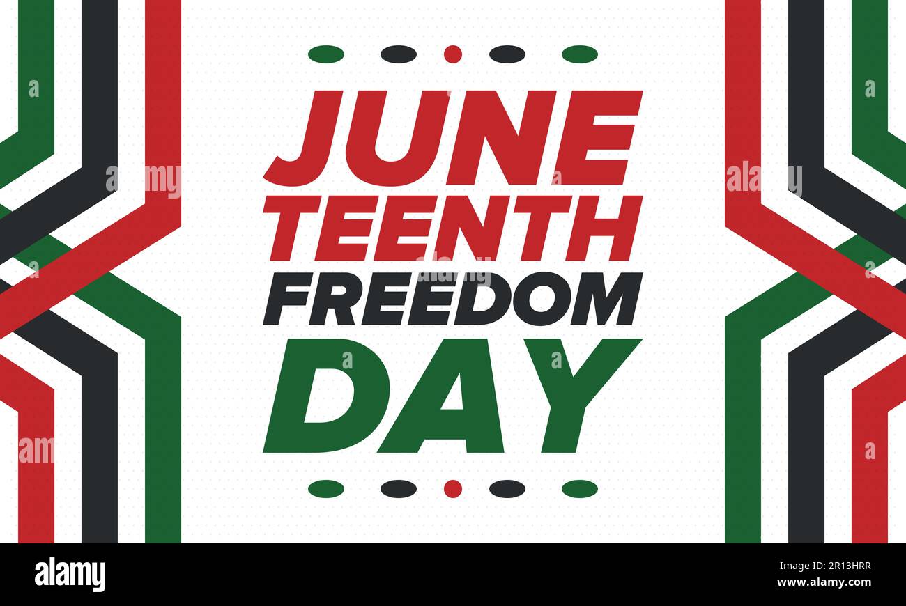 Juneteenth Independence Day. Freedom, Emancipation day. Annual american ...