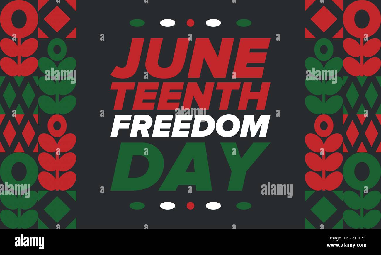 Juneteenth Independence Day. Freedom, Emancipation day. Annual american ...
