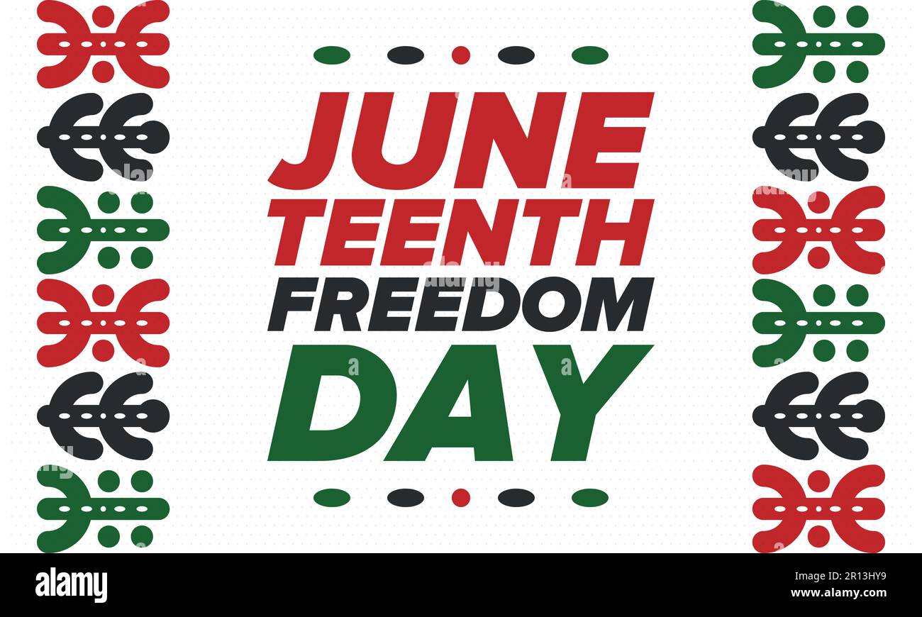 Juneteenth Independence Day. Freedom, Emancipation day. Annual american ...