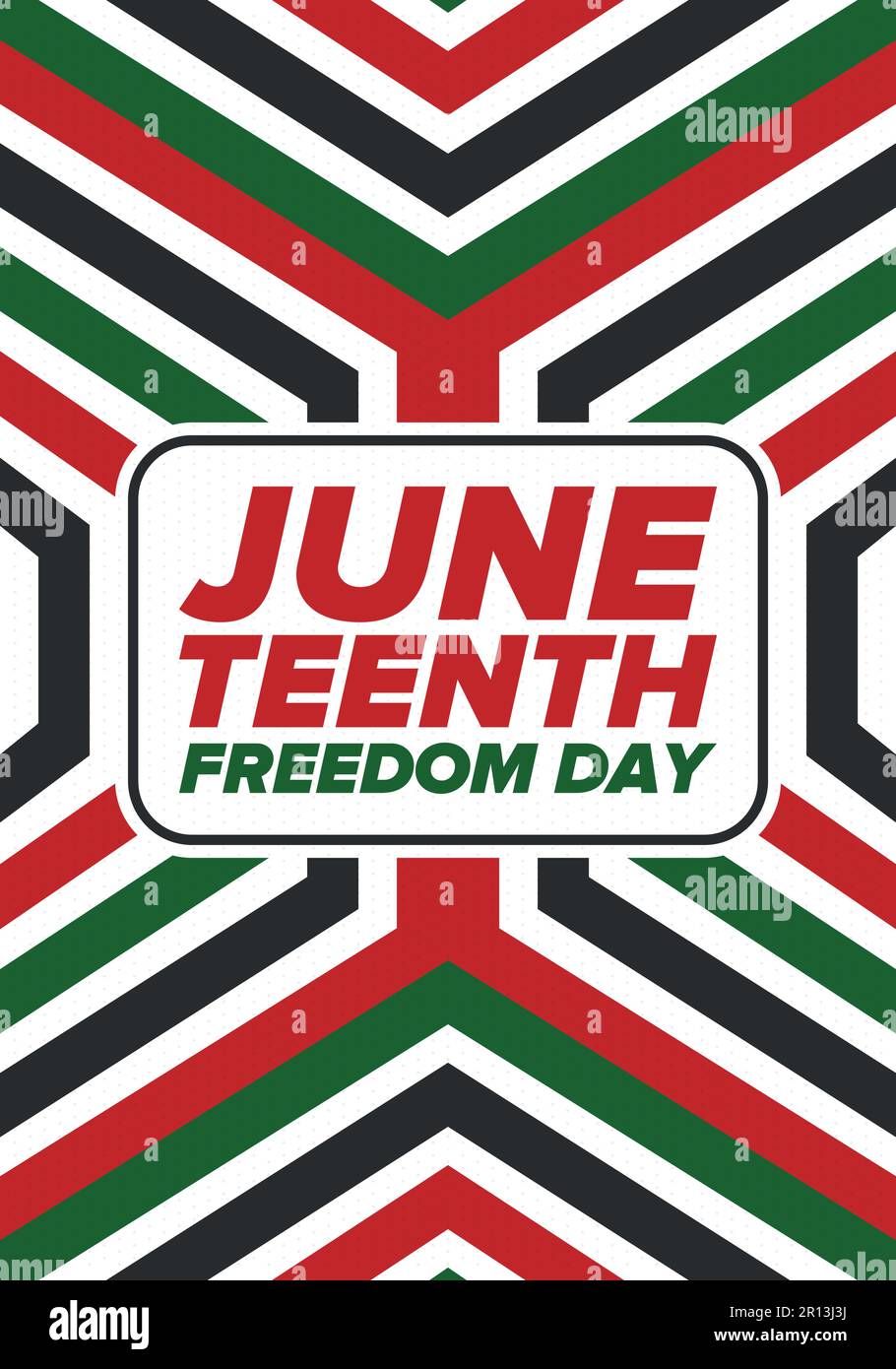 Juneteenth Independence Day. Freedom, Emancipation day. Annual american ...