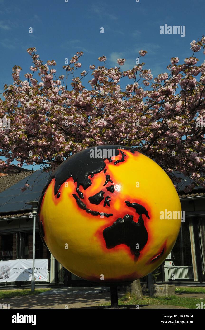 Copenhagen /Denmark/11 May 2023/ Cherry blossom flowers in danis ...