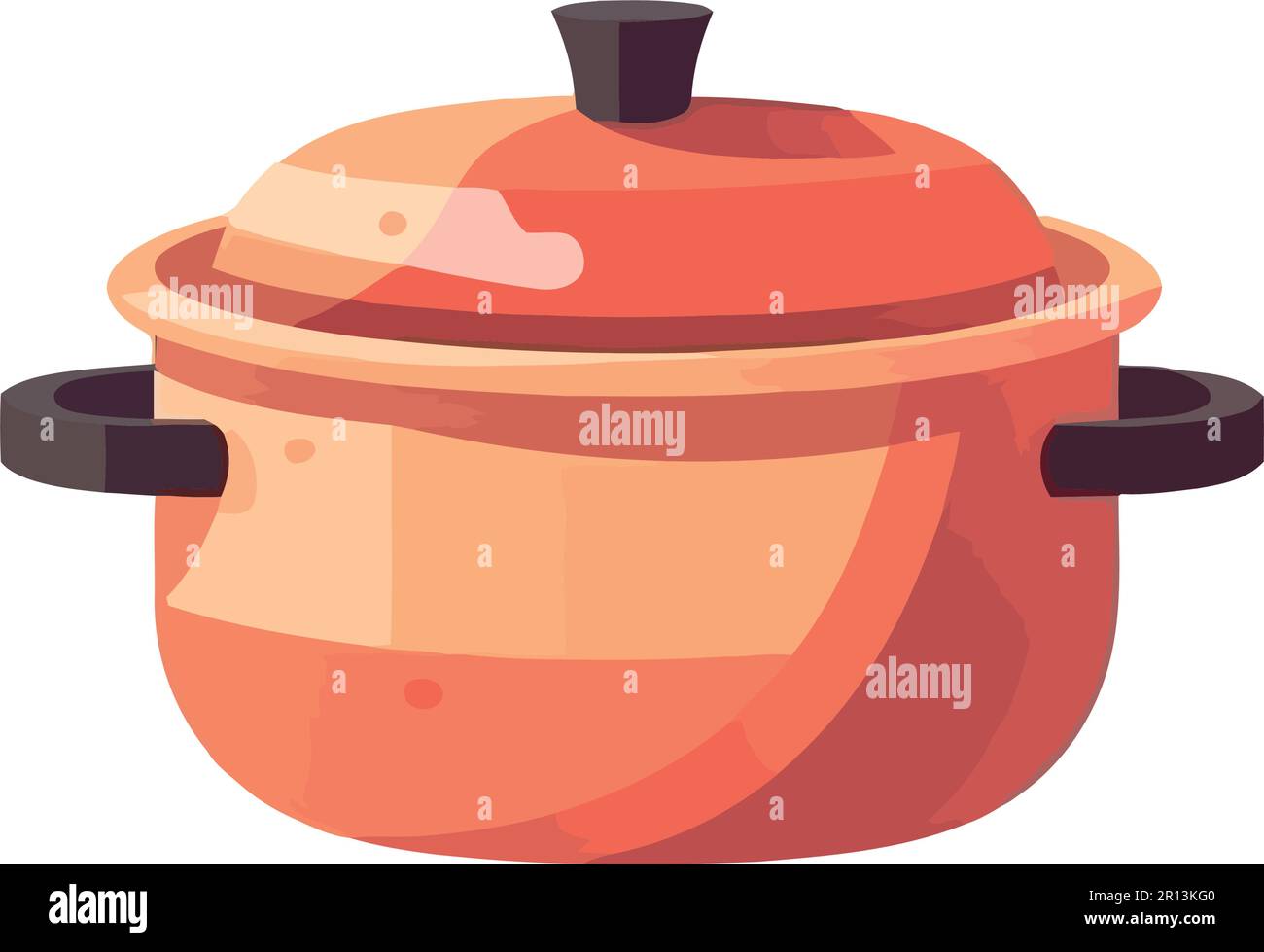Metallic ladle orange handle icon hi-res stock photography and images ...
