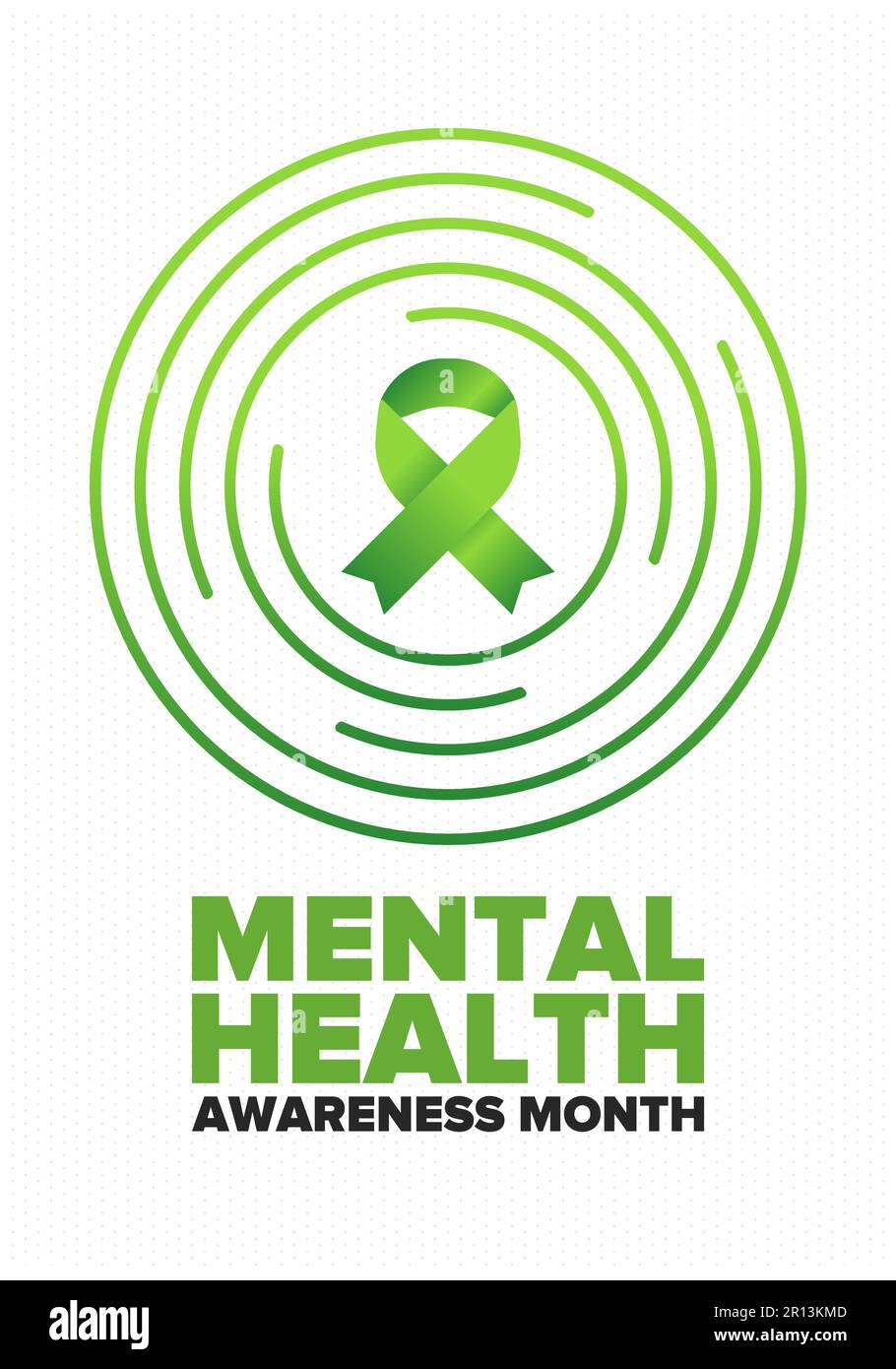 Mental Health Awareness Month in May. Raising awareness of mental ...