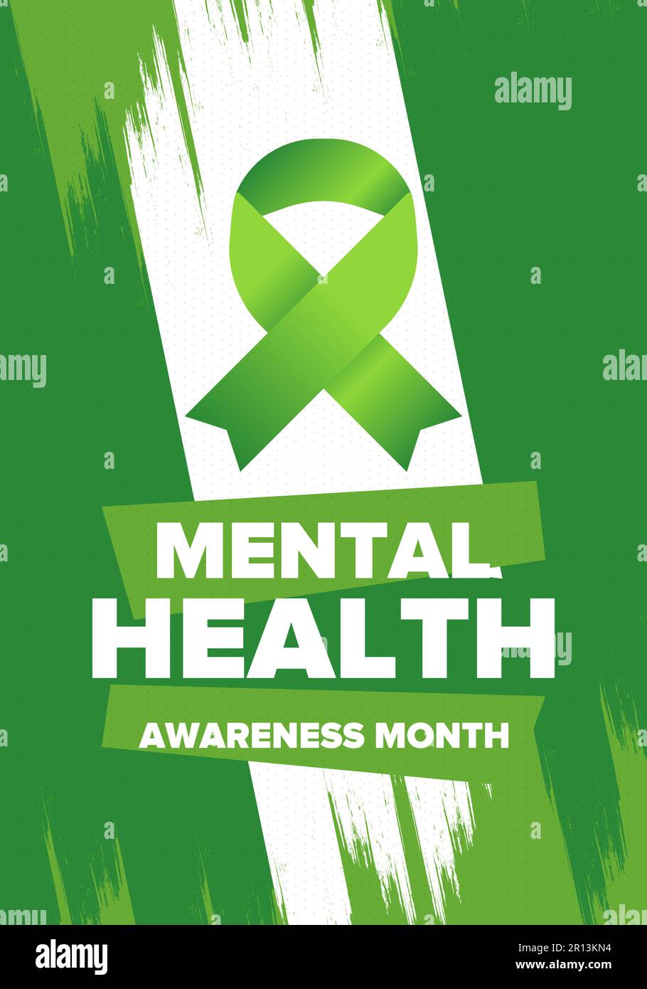 Mental Health Awareness Month in May. Raising awareness of mental ...