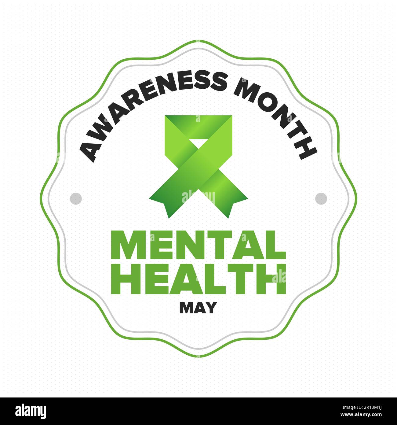 Mental Health Awareness Month in May. Raising awareness of mental ...