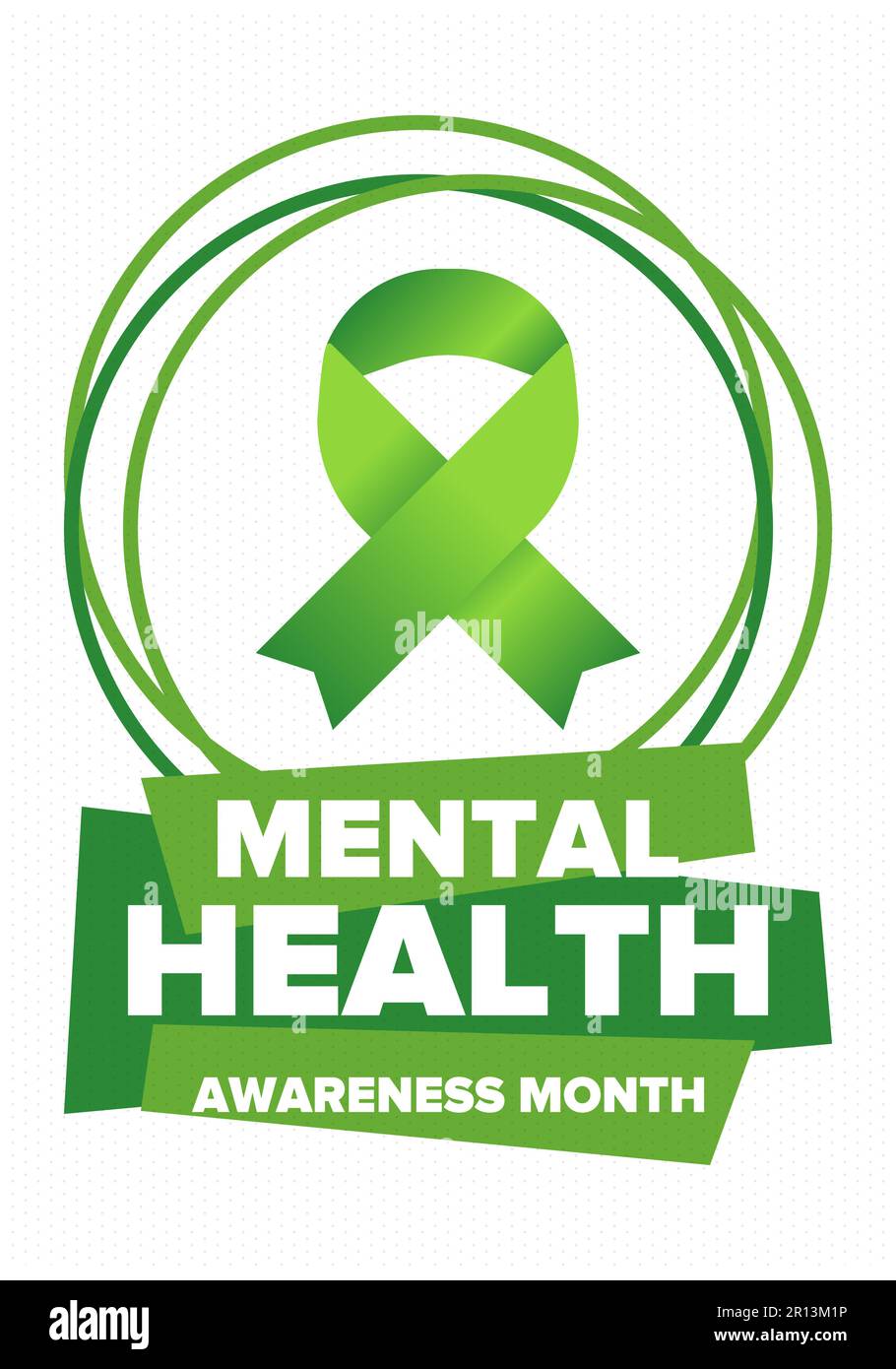 Mental Health Awareness Month in May. Raising awareness of mental ...