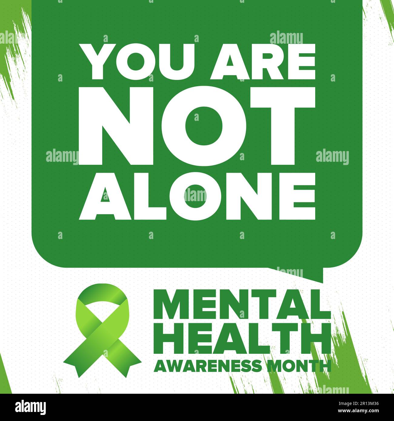 Mental Health Awareness Month in May. Raising awareness of mental ...
