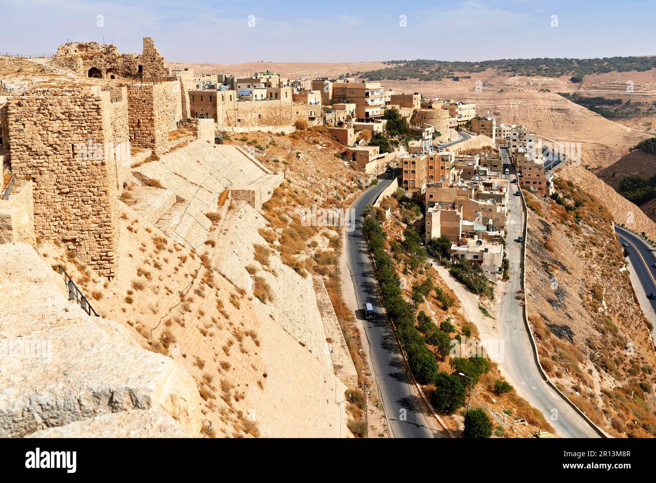 Jordan. Kerak Castle Stock Photo - Alamy