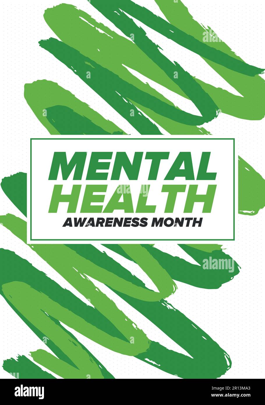 Mental Health Awareness Month in May. Raising awareness of mental ...