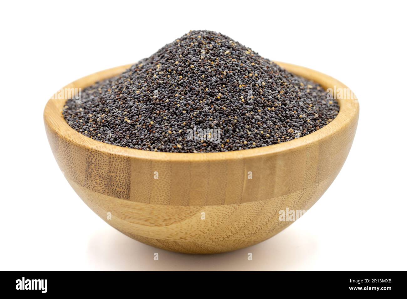 Blue poppy seeds. Spices concept. Blue poppy seeds isolated on white ...